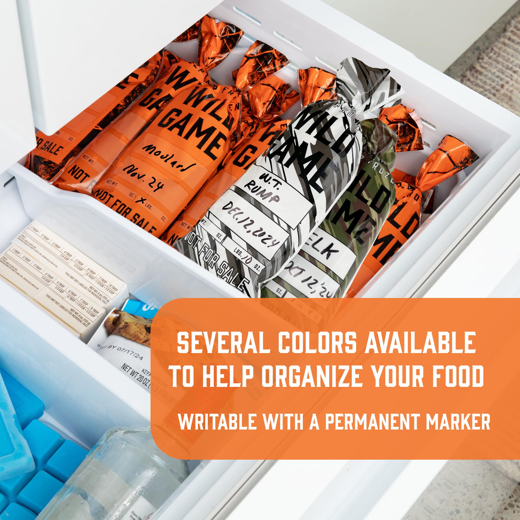 Snapklik.com : Klarny Outdoors Wild Game Freezer Bags For Ground Meat ...