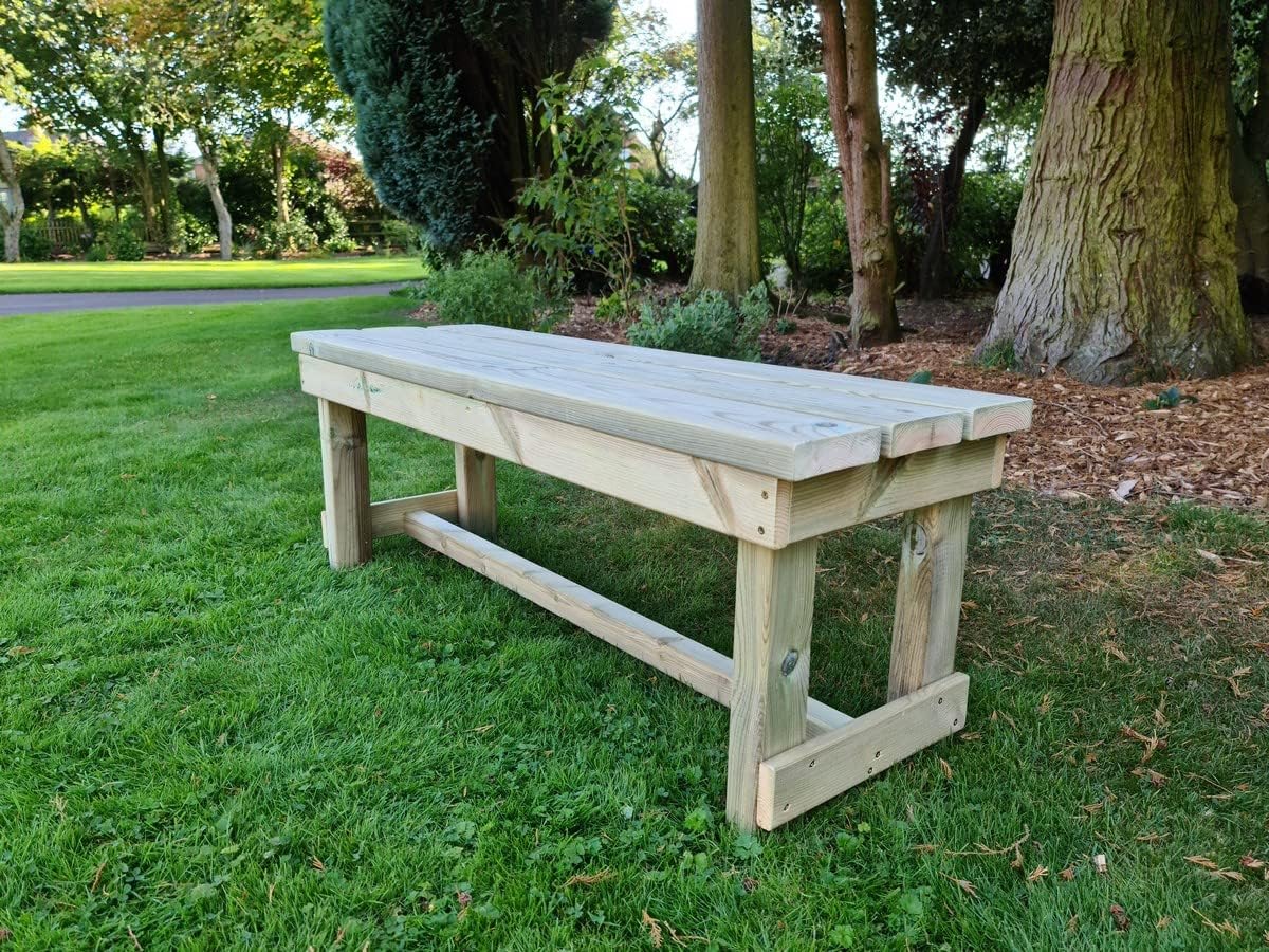 Outdoor Half Round Bench, Solid Wood Curved Benches, Semi Circle Wrap ...