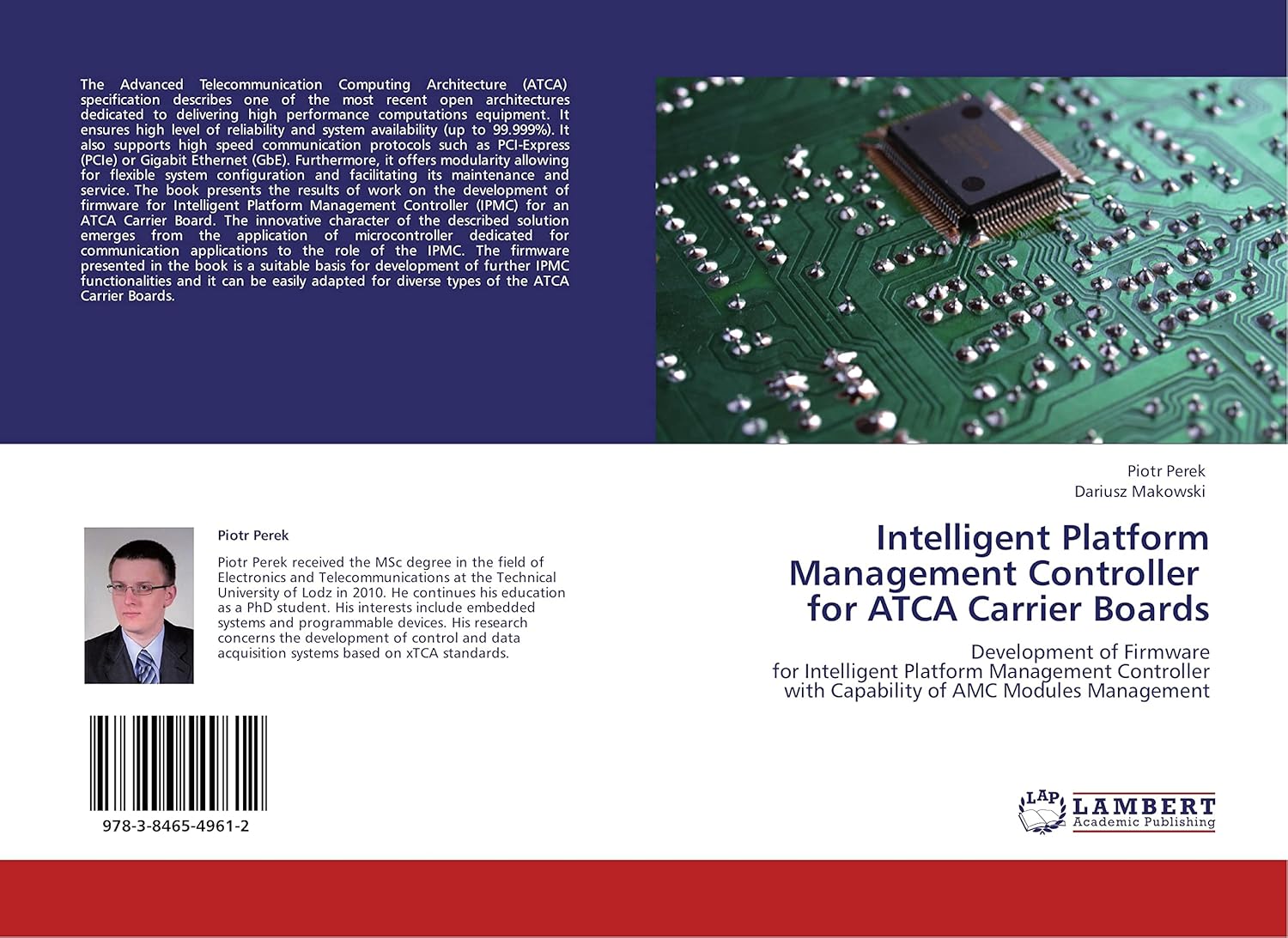 Intelligent Platform Management Controller for ATCA Carrier Boards: Development of Firmware for ...