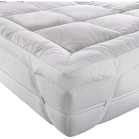 Mattress Topper Extra Deep 4 Inch Thick(10CM) - Quilted Super King Size ...