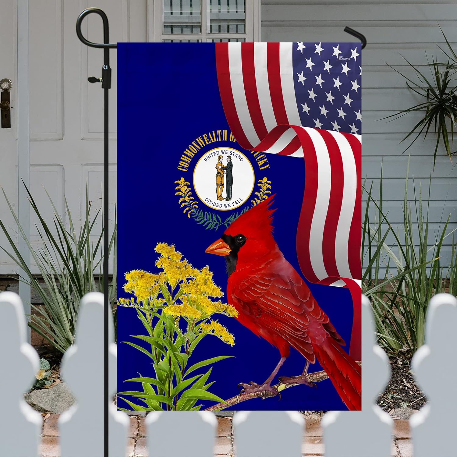 Amazon.com : FLAGWIX Kentucky State Double Sided State Flags, Kentucky ...