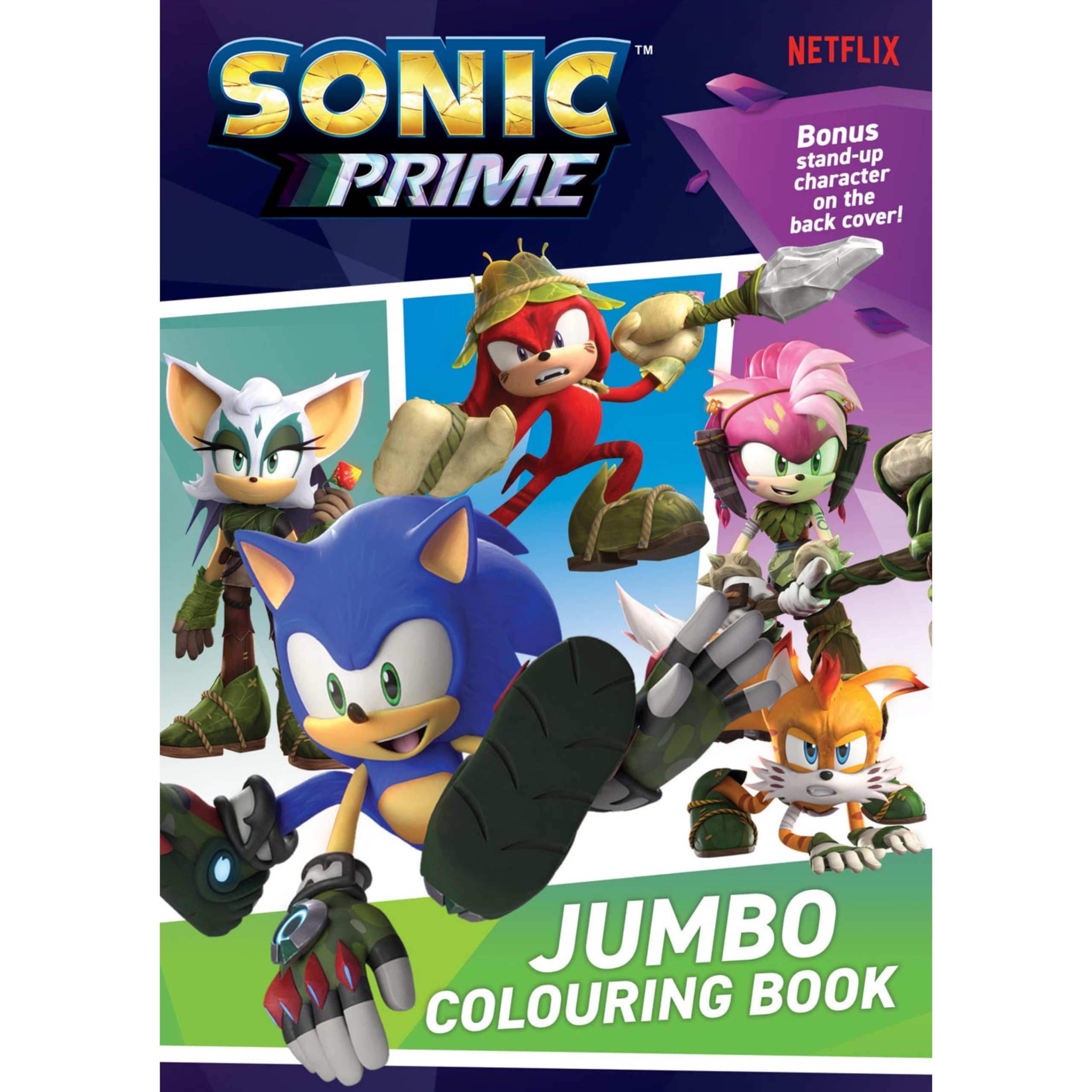 ALLIGATOR - Sonic Prime Jumbo Colouring Book, Colouring Books for ...