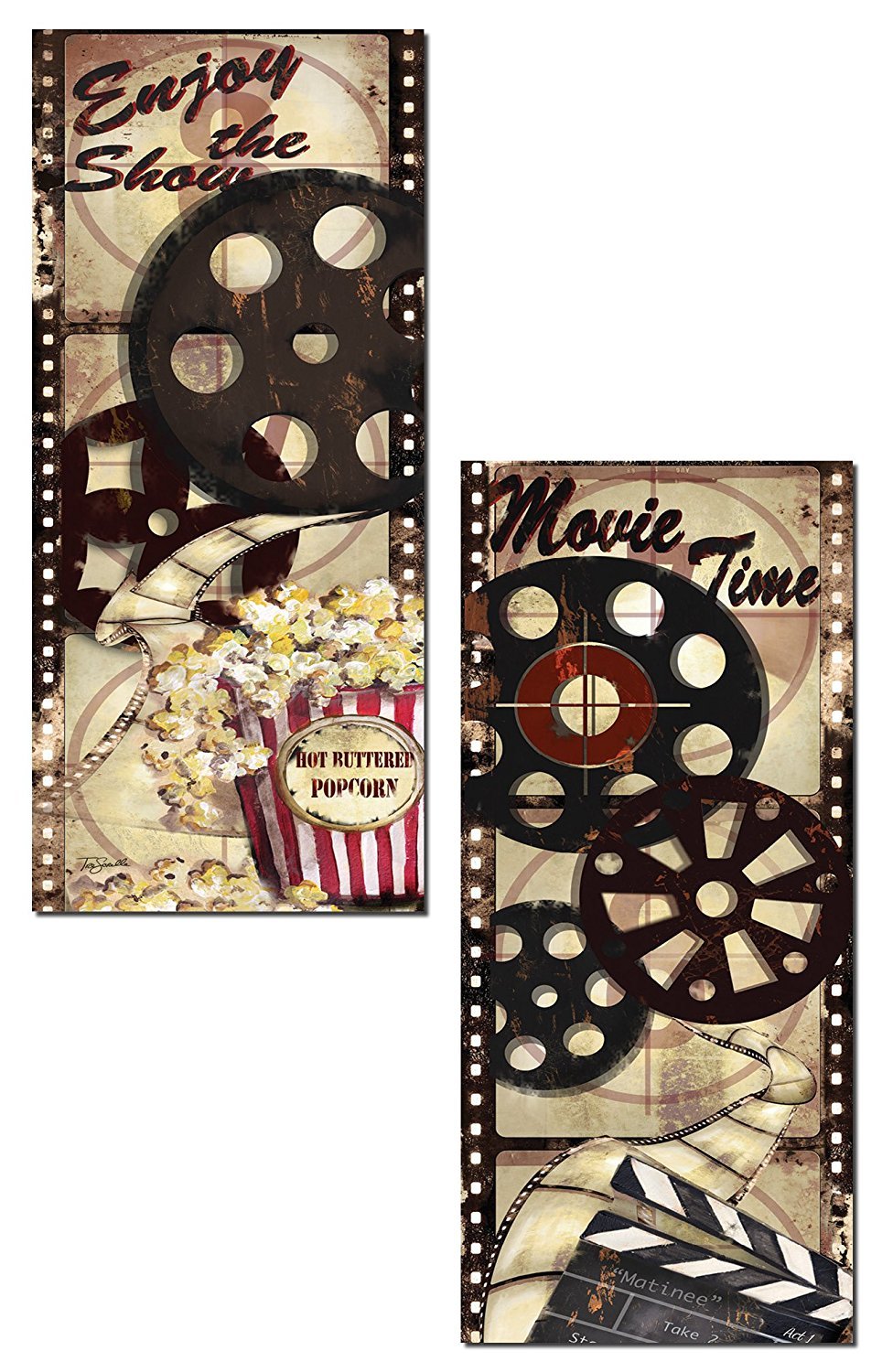 Amazon.com: Gango Home Décor Movie Night! Classic Old-Fashioned Cinema ...