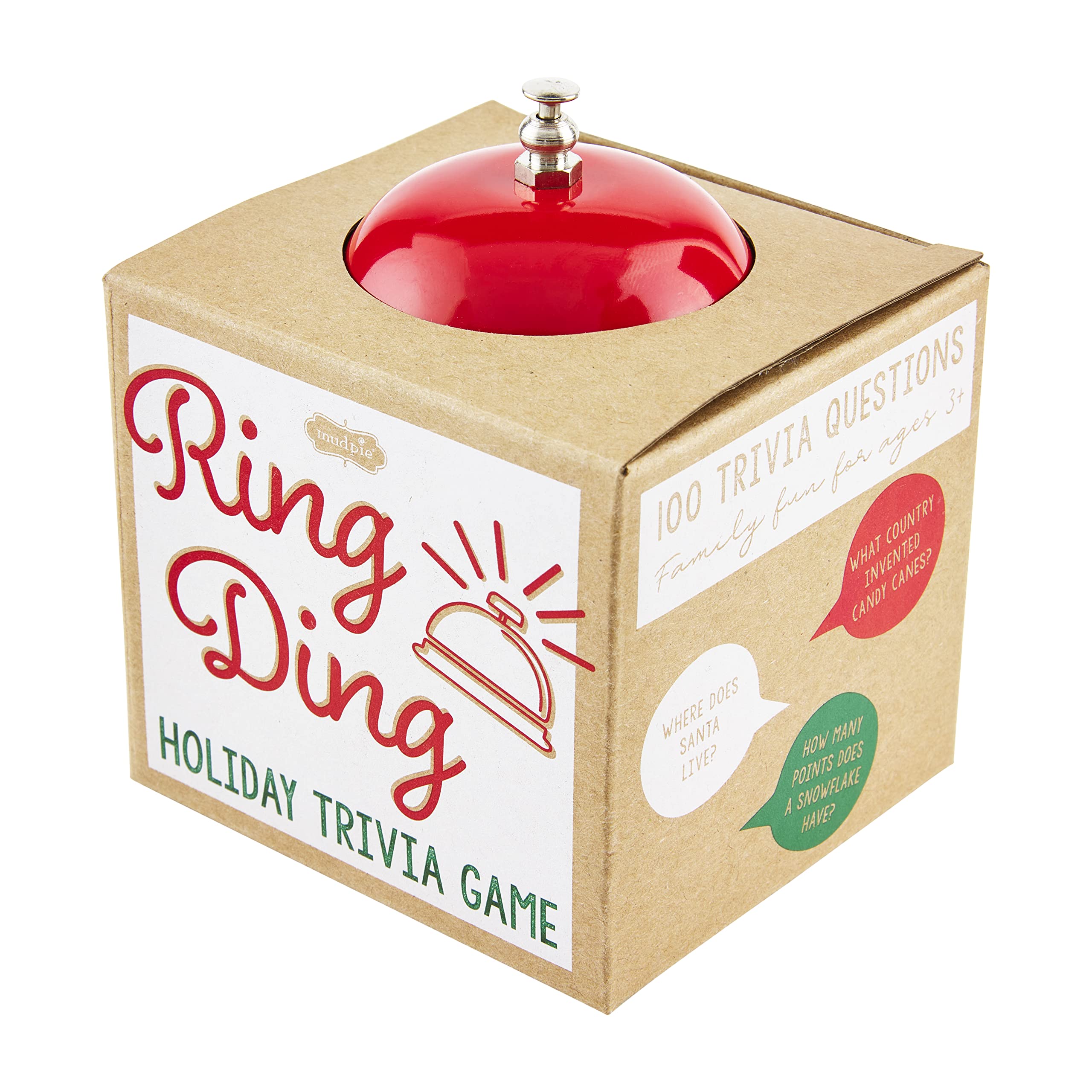 Amazon.com: Mud Pie Kid's Christmas Trivia Bell Game : Toys & Games