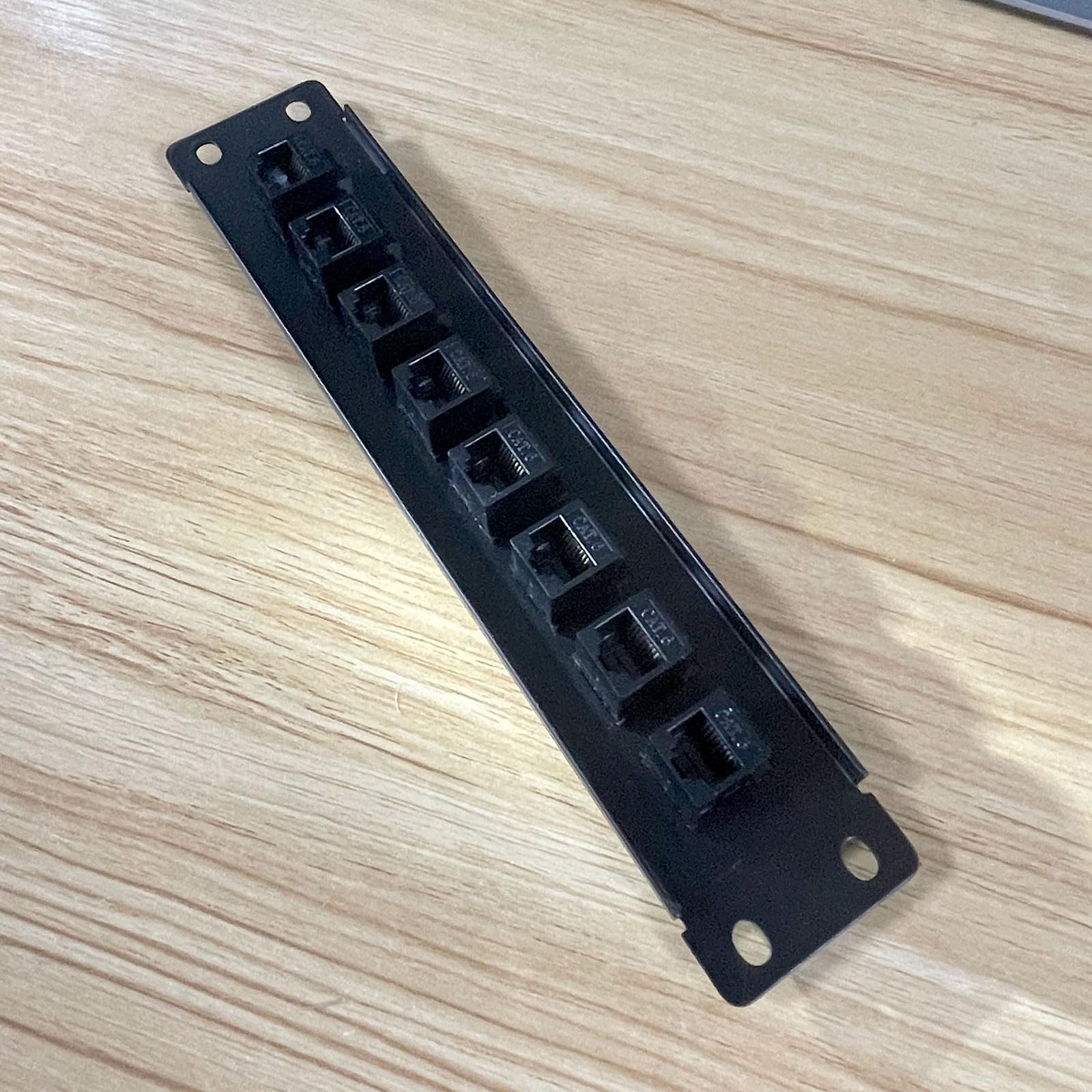 Patch Panel Wall Mount 8-Port Cat6 Wall Mount Keystone Panel - Shielded ...