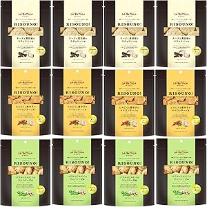 Amazon.co.jp: 【Amazon.co.jp限定】岩塚製菓 RISOUNO 3種アソート 計12袋 : 食品・飲料・お酒