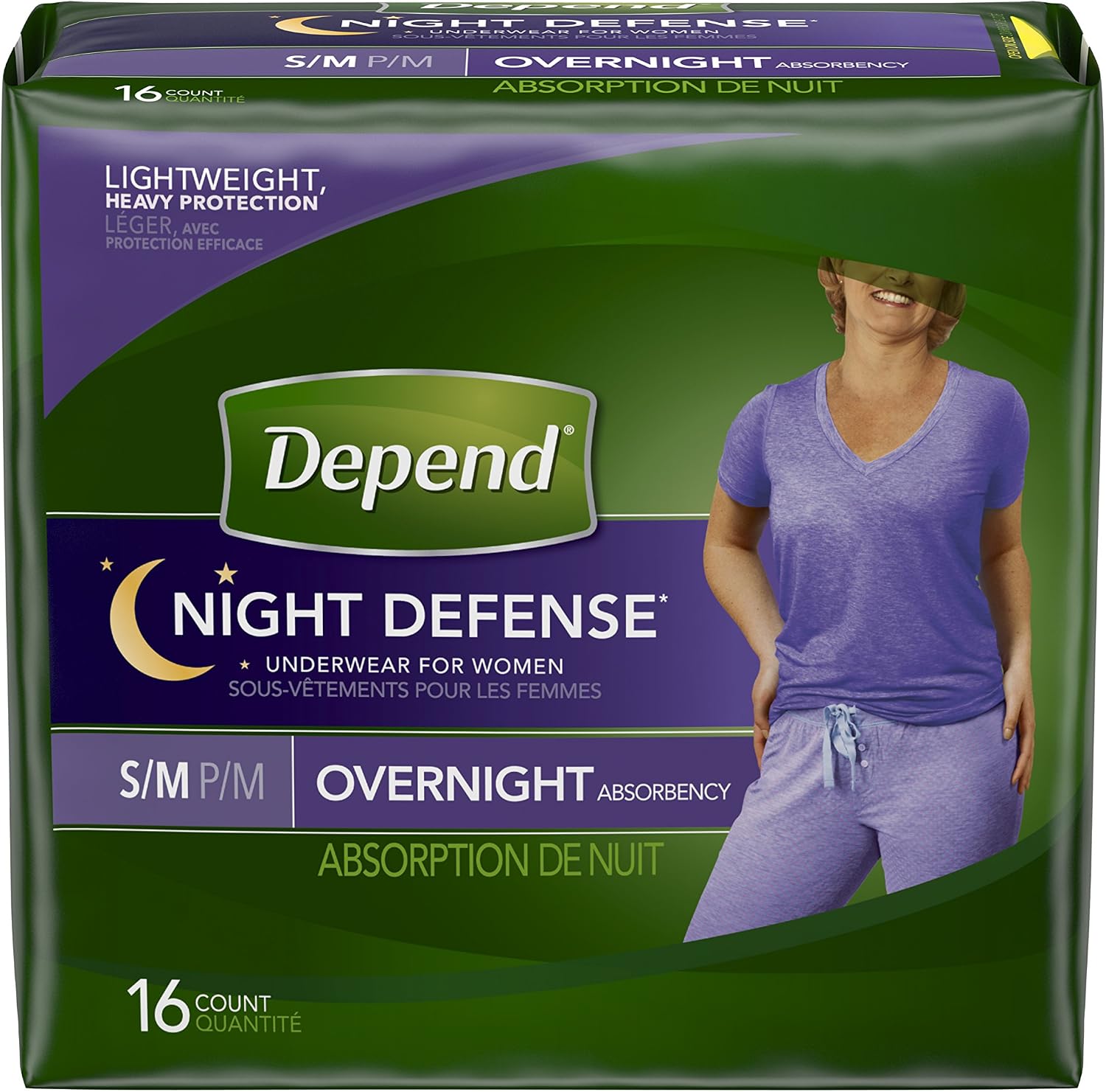 Amazon.com: Depend Night Defense Incontinence Overnight Underwear for ...