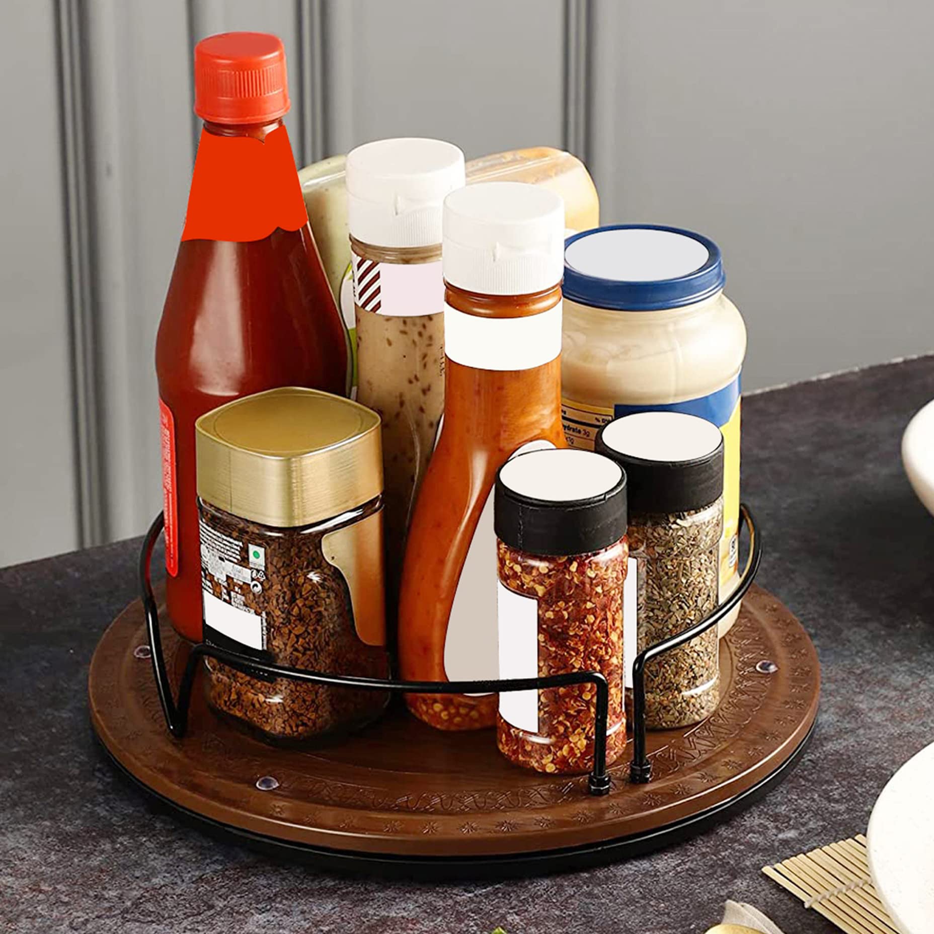 Xllent Twist n Pick Storage Revolving Tray for Dining Table | Kitchen ...