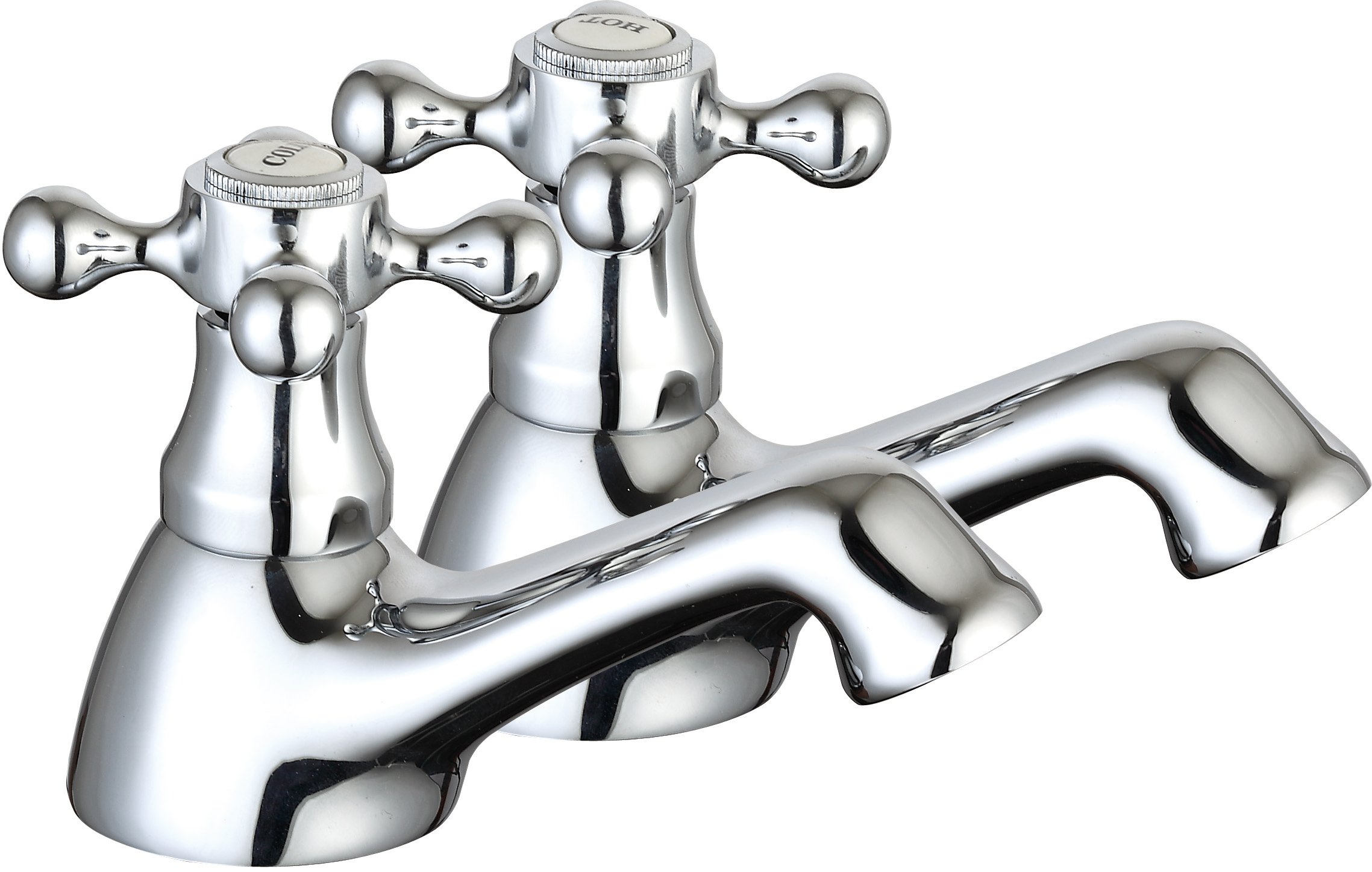 Albert ALB004 Cassellie Basin Taps (Pair) : Amazon.co.uk: DIY & Tools