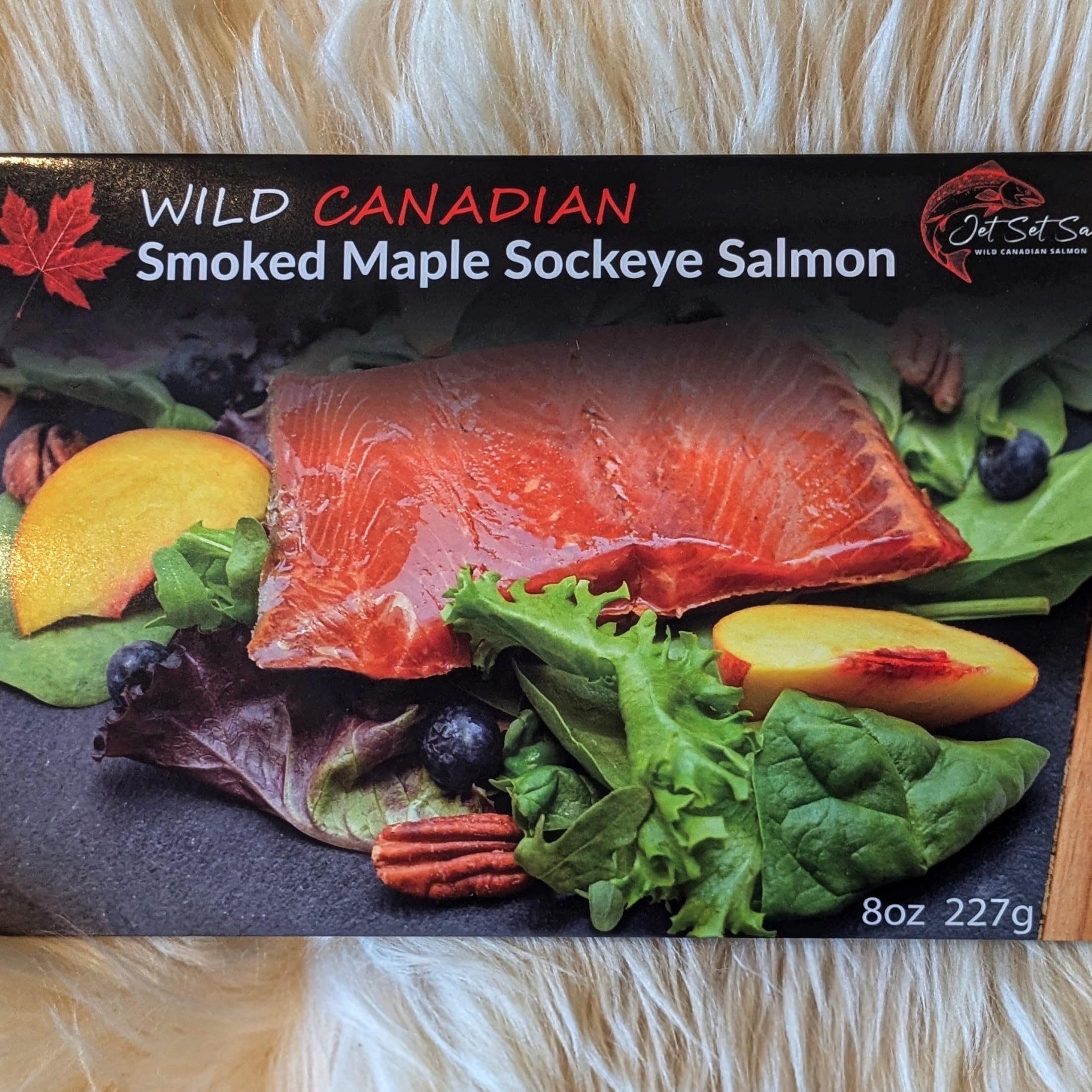Amazon.com: Smoked Salmon Maple Syrup Sockeye Wild Caught Canadian ...