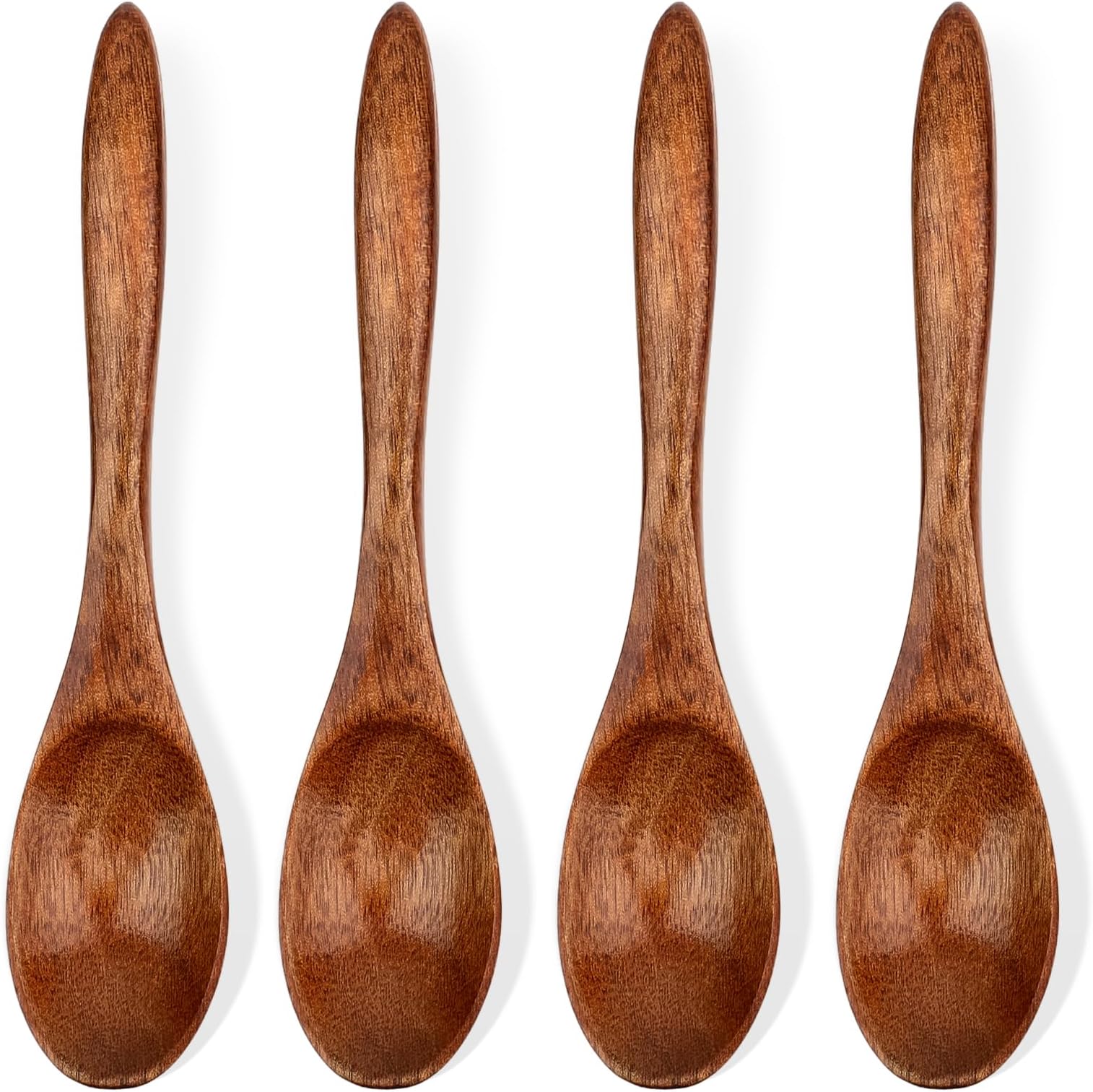 Amazon.com: MARGOUMY Small OLIVE Wood spoons,6pcs Small wooden spoons ...