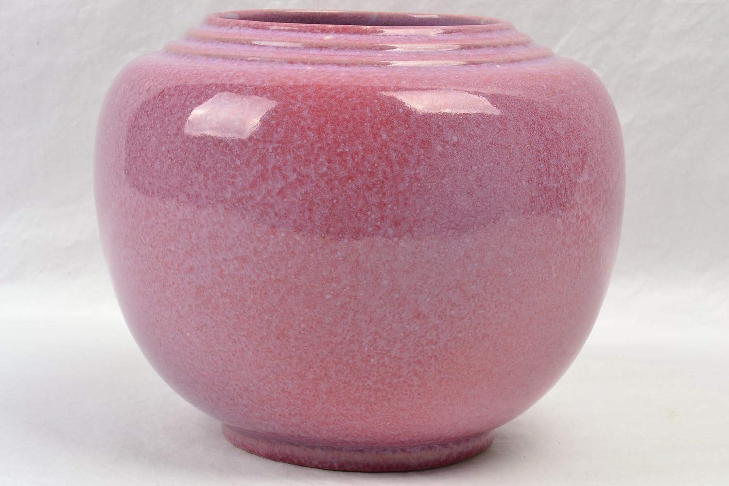 Amazon.com: Frankoma Pottery Vase, 1933-54 Terra Cotta Pink Round Vase ...