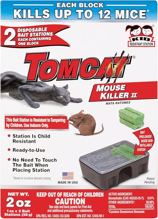 Amazon.com: Tomcat Mouse Killer II, paquete de 2 (estación de cebo ...