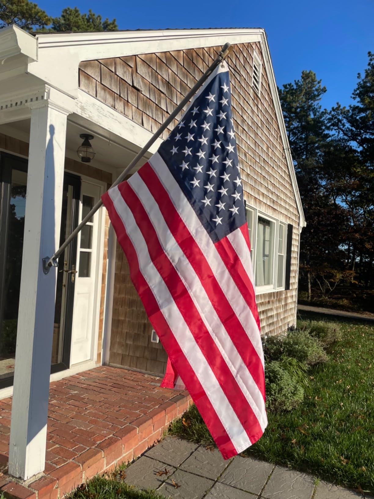 Amazon.com : Jetec Flag Holder Flag Bracket Heavy Duty House Flag Pole ...