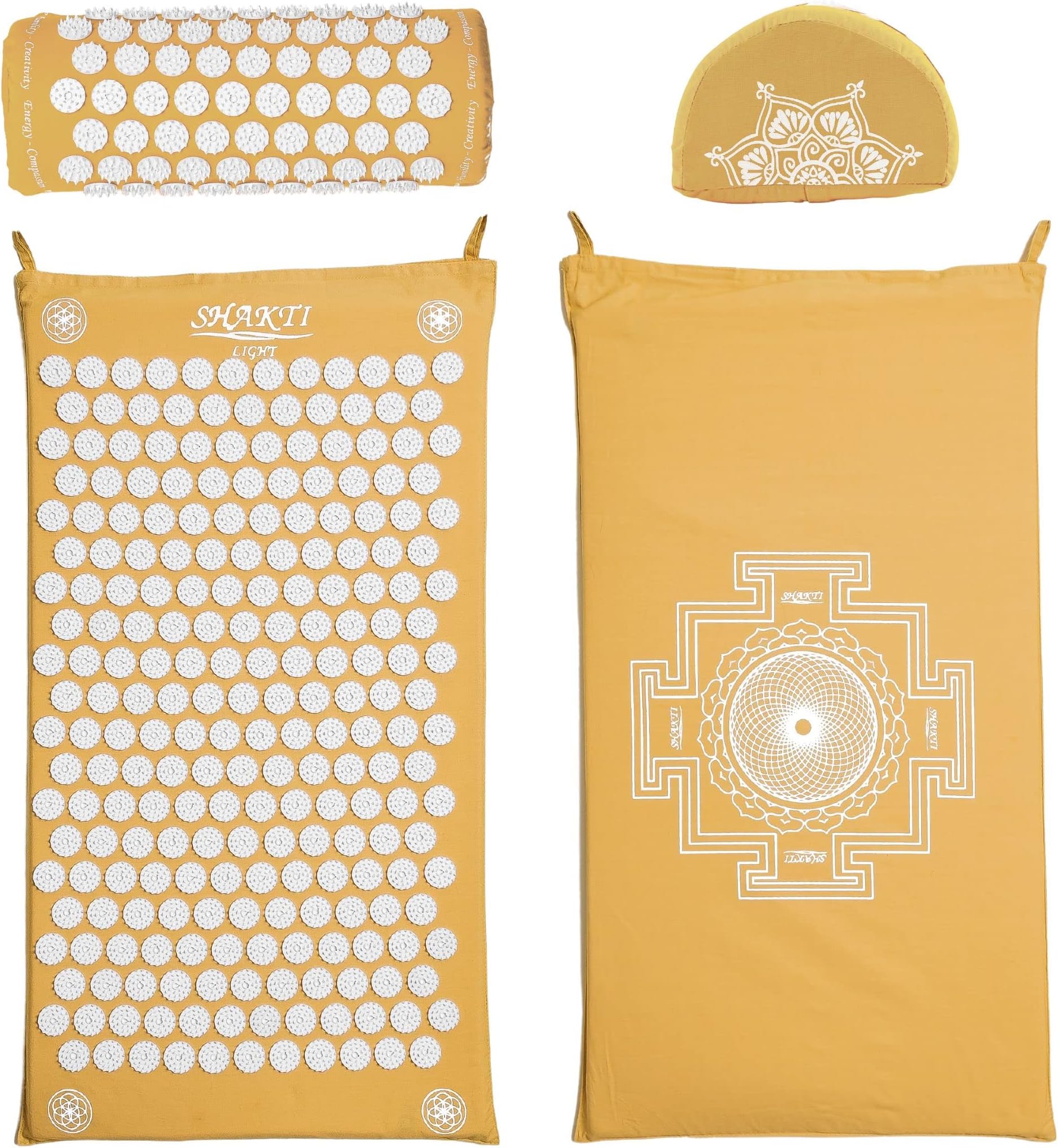 Amazon.com: ShaktiMat Premium Acupressure Mat and Pillow Set Light ...