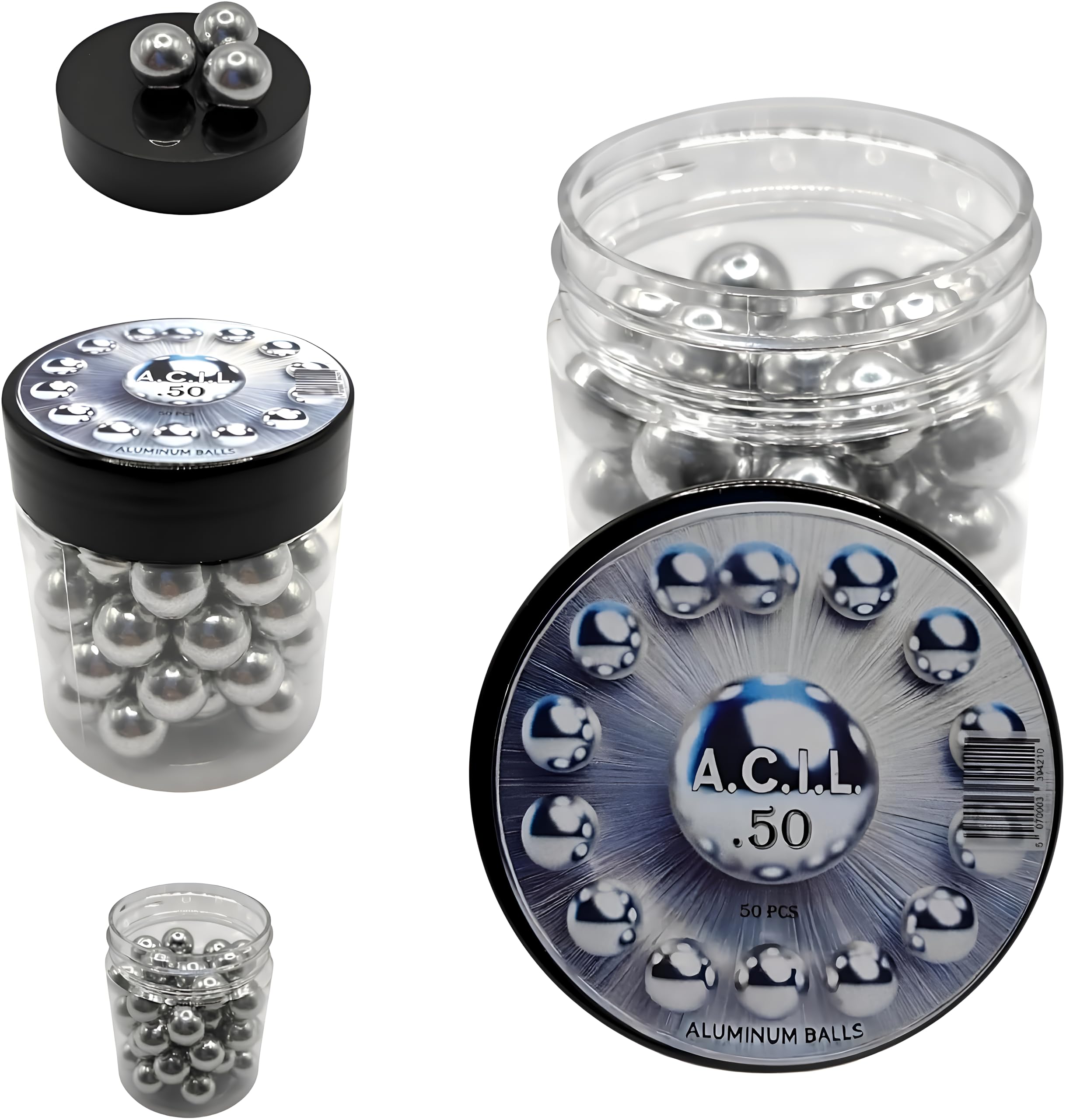 Aluminium Balls .50 Solid Paintballs Powerballs Resuable for Training ...