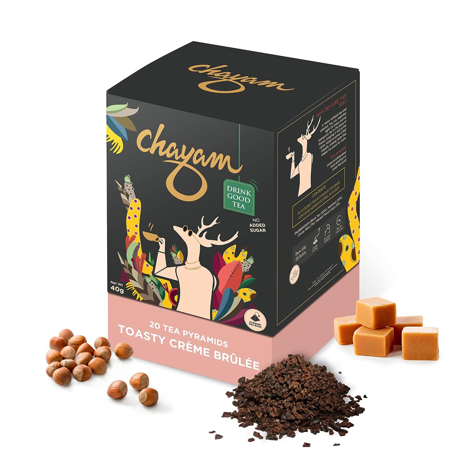 Amazon.com : CHAYAM Creme Brulee Tea | Vanilla Caramel Black Tea with ...