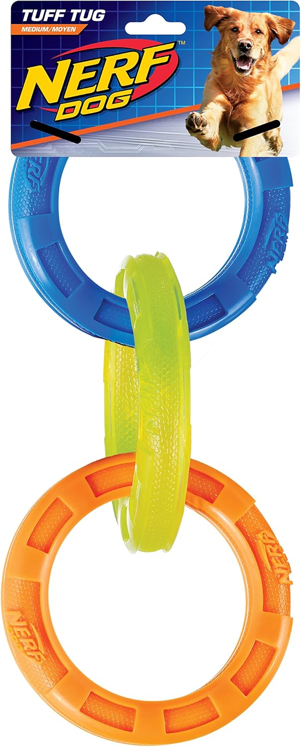 Amazon.com: Nerf Dog VP6877E TPR 3 Ring Toy (Pack of 3 : Patio, Lawn ...