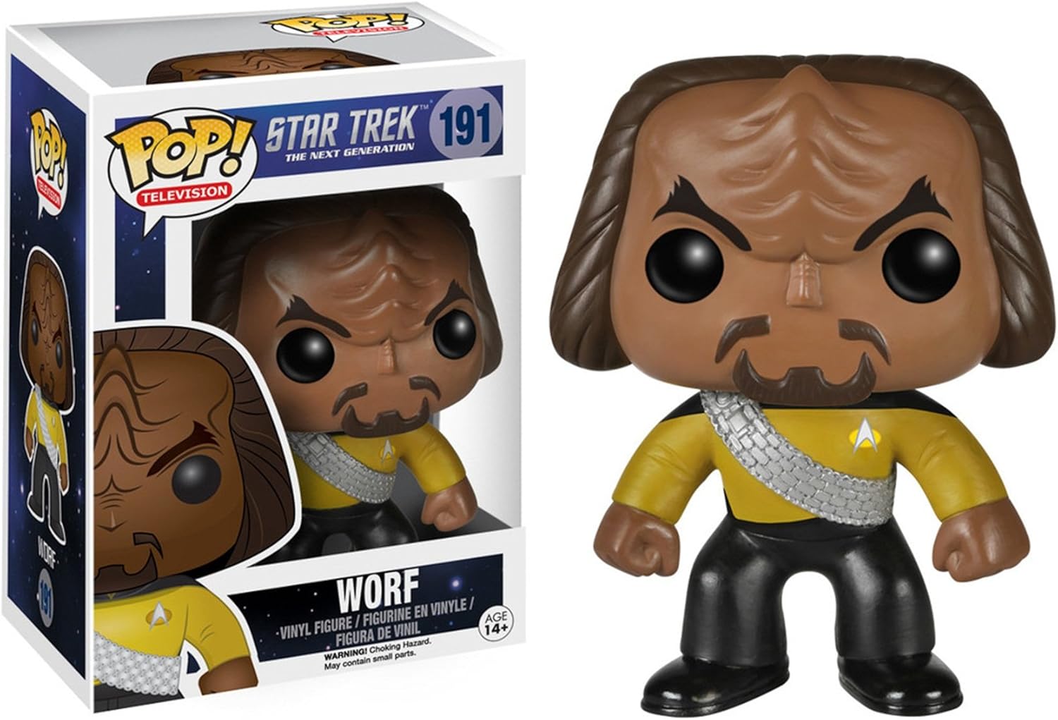 Amazon.com: Funko POP TV: Star Trek The Next Generation - Worf Action ...