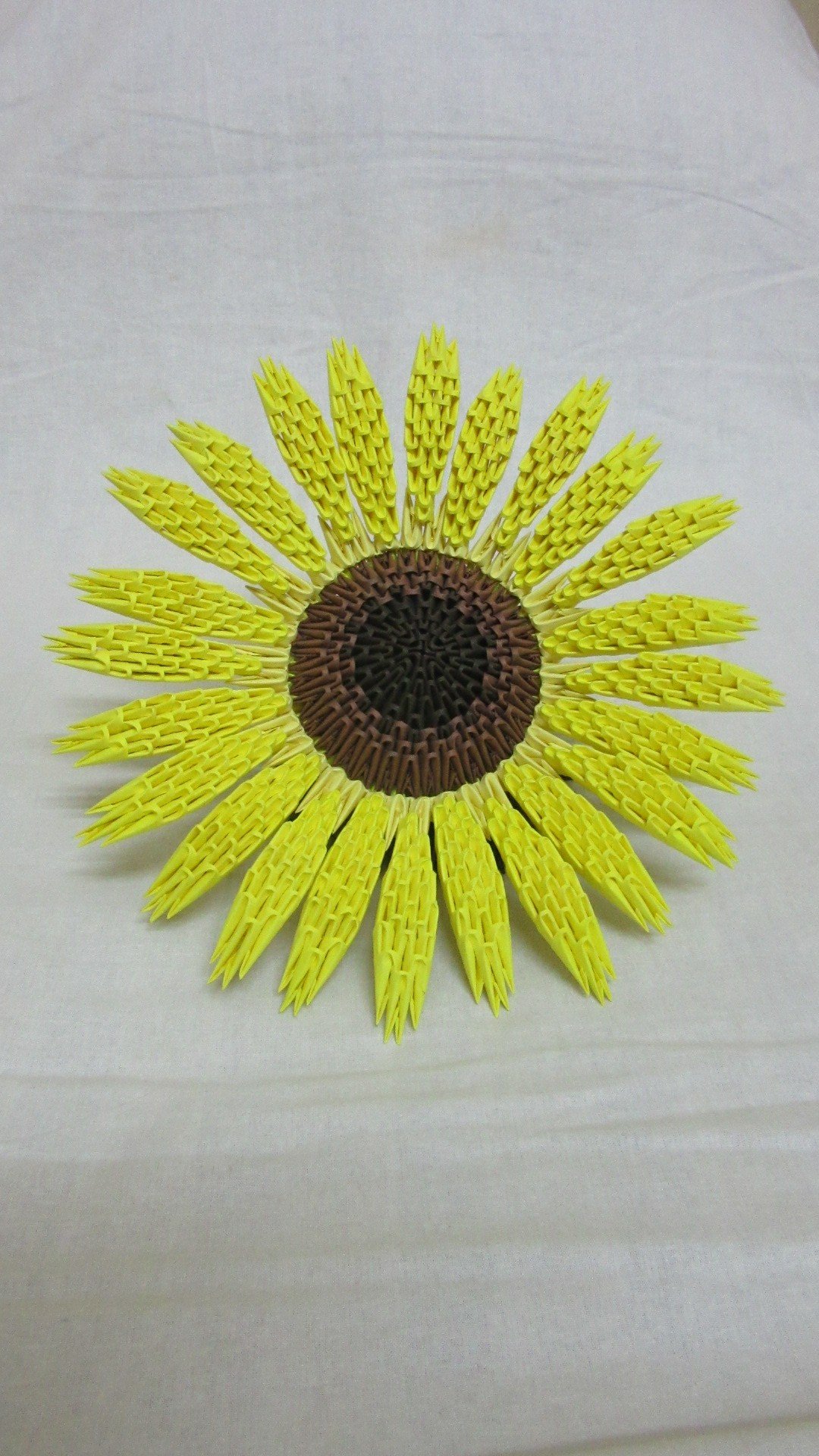 3d Origami Sunflower Origami Sunflower #OrigamiTutorial... Paper