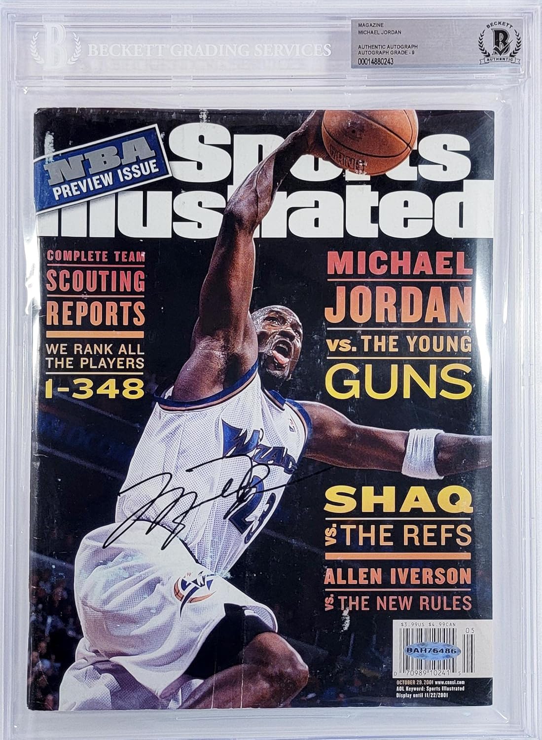 Amazon.com: Topps Michael Jordan Autographed Sports Illustrated ...
