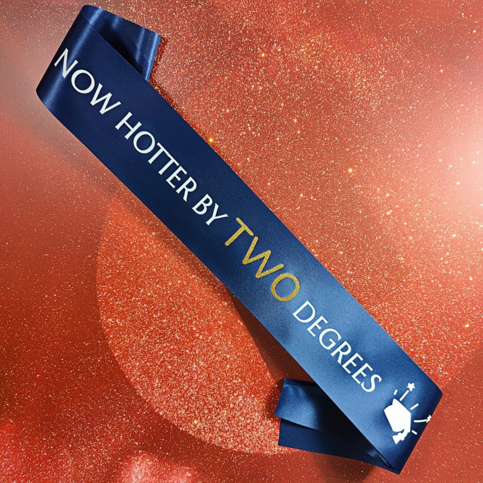 Amazon.com: Decorit Now Hotter by Two Degrees Sash, 2024 Graduation ...