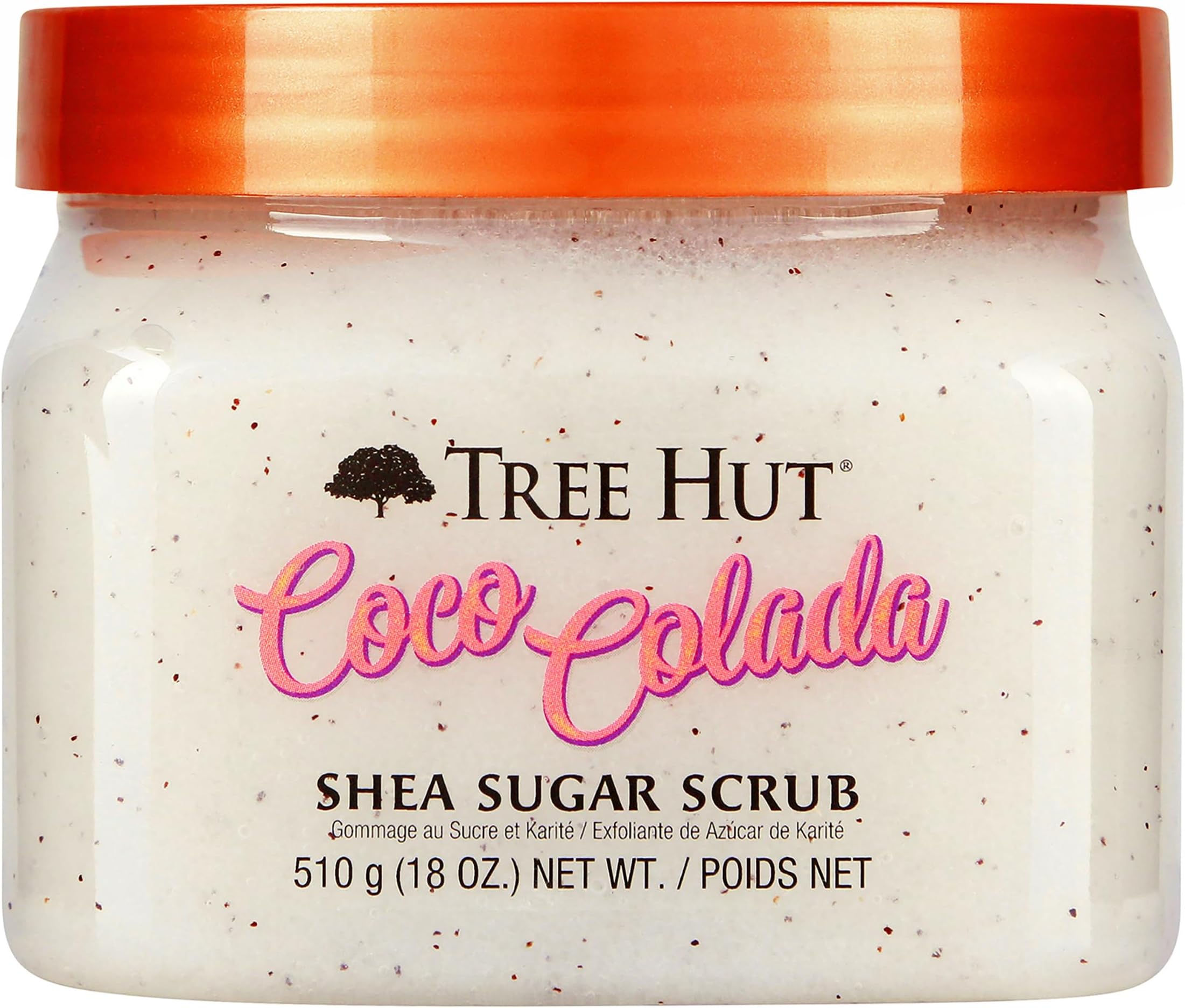Amazon.com : Tree Hut Sugar Body Scrub 18 Ounce Tahitian Vanilla Bean ...