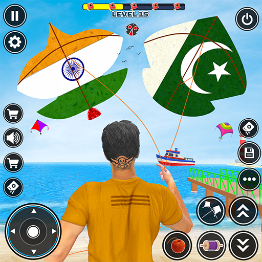 Beach Kite Flying Challenge Kite Games 3D - Flying Layang Game - App on ...