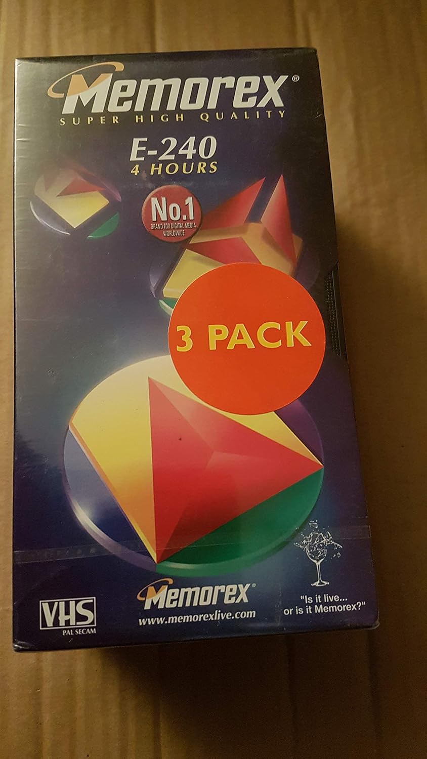 Memorex E240 Blank Tapes: Amazon.co.uk: Electronics & Photo