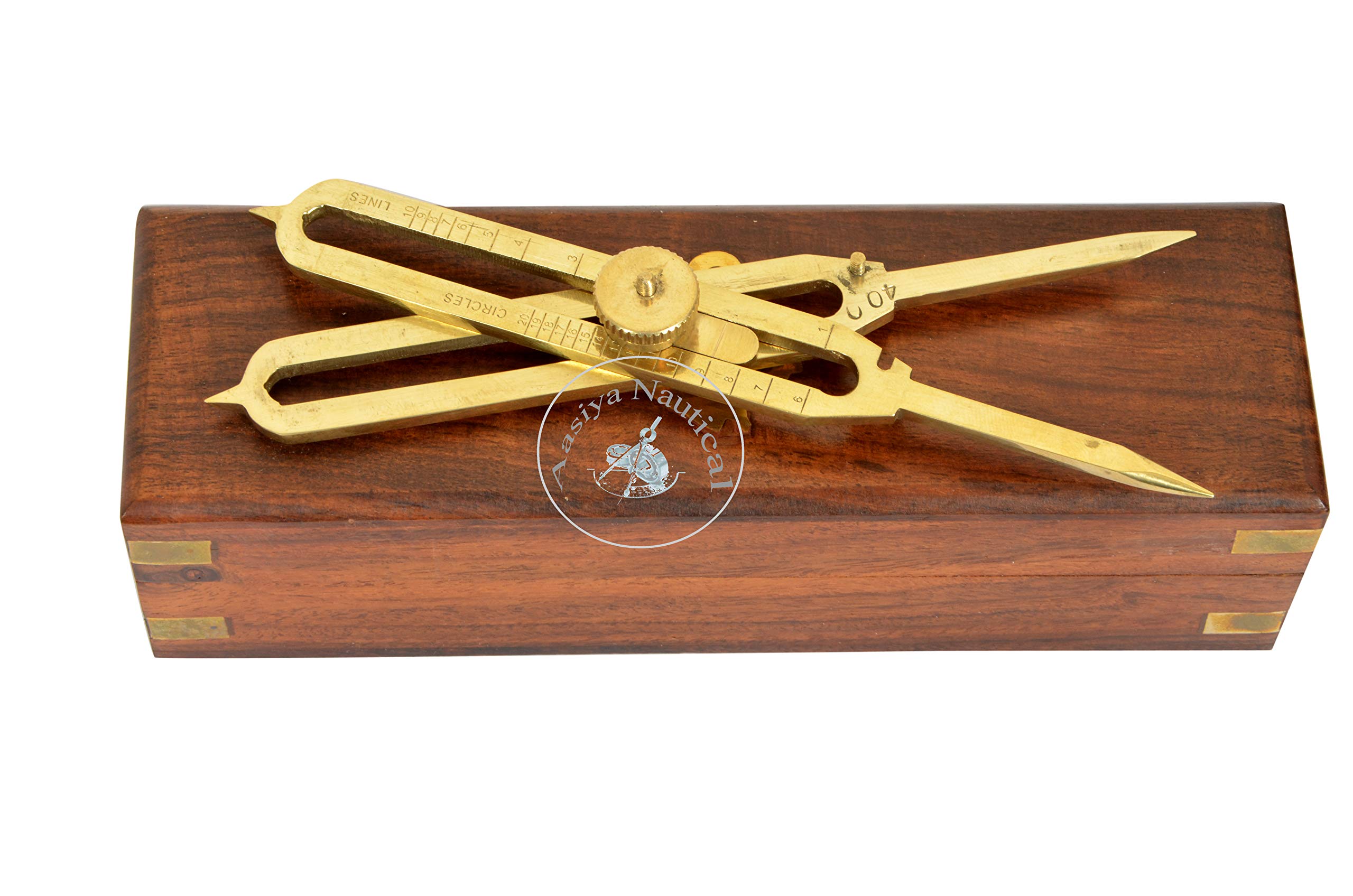 Amazon.com : Solid Brass Proportional Divider Marine Navigation Compass ...