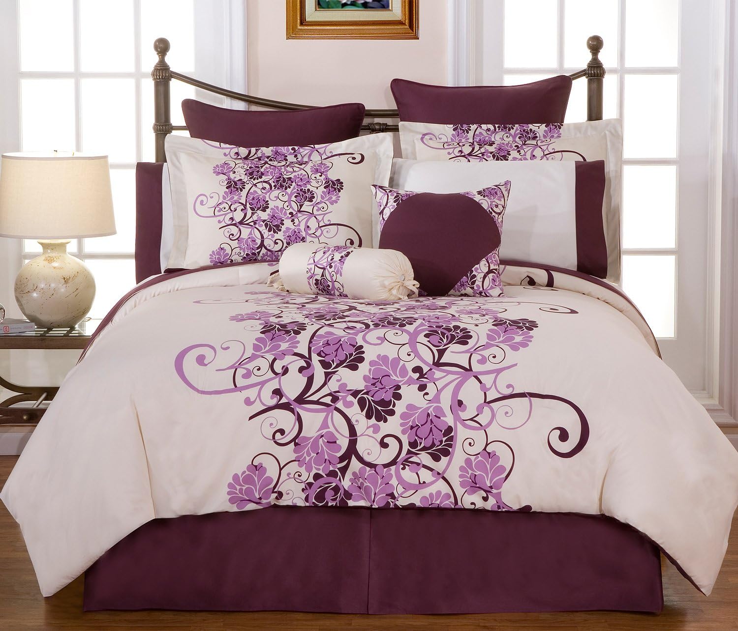 Amazon.com: Pointehaven Grapevine 12-Piece 100-Percent Cotton Luxury ...
