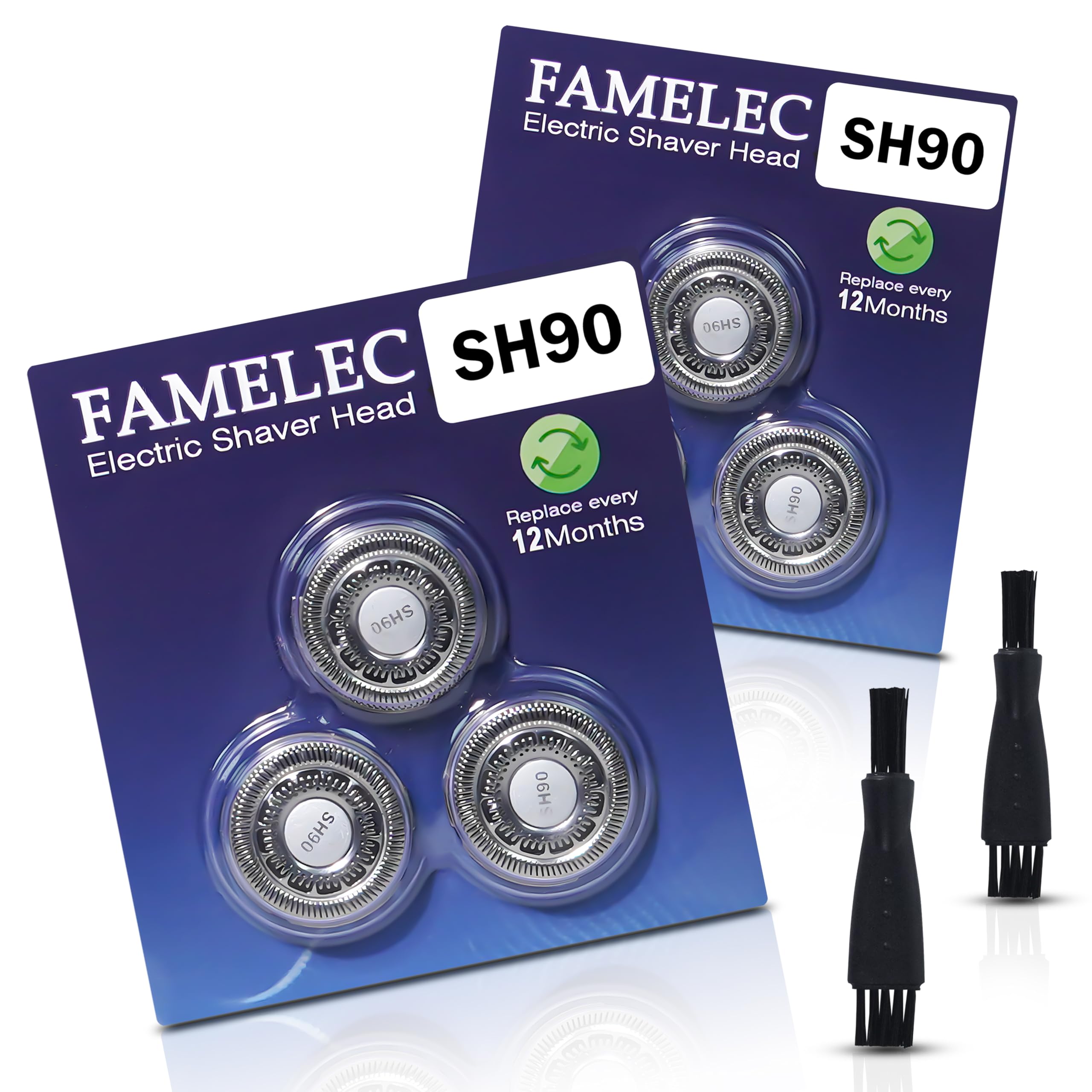 Amazon.com: SH90/SH91 Replacement Heads for Philips Norelco Shaver ...