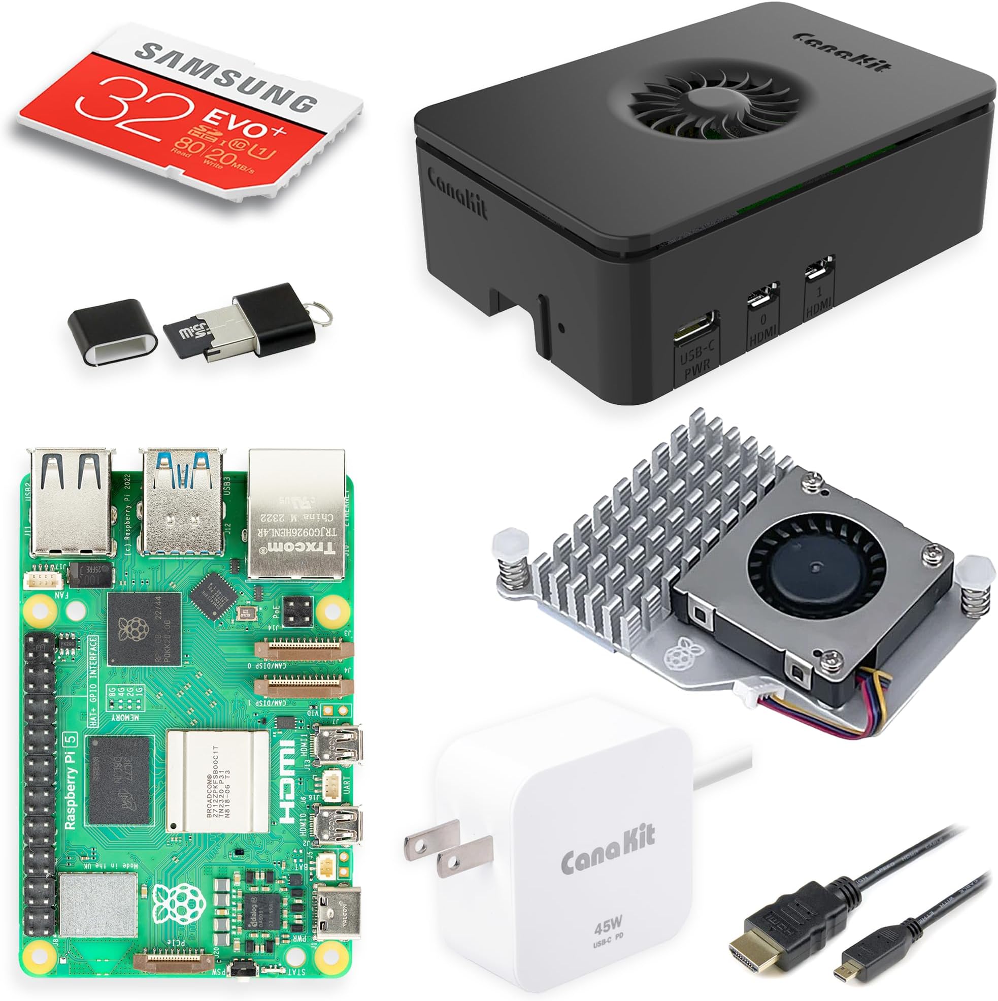 Amazon.com: CanaKit Raspberry Pi 4 4GB Starter PRO Kit - 4GB RAM ...