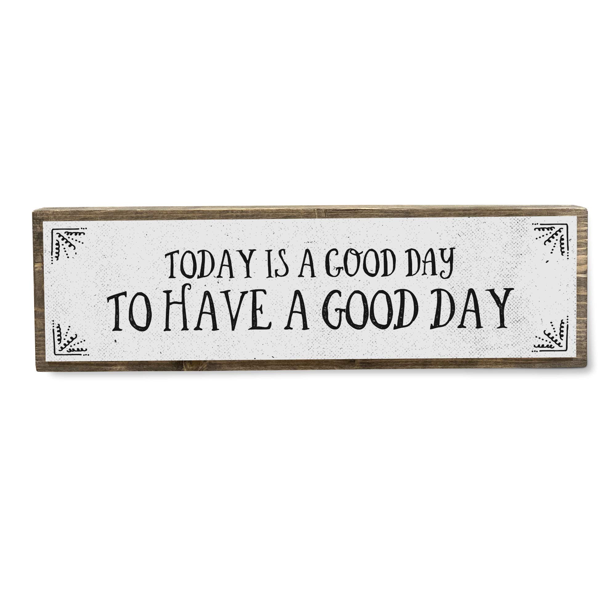 Amazon.com: Motivation Wood Signs (Medium - Wood And Metal, Today Is A ...