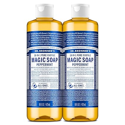 Amazon.com : Dr. Bronner's Magic Soap-Pure-Castile Liquid Soap ...