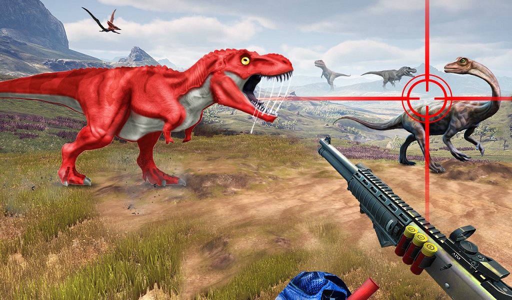 Wild Dinosaur Hunting Game - jurassic dinosaur hunting - dino hunter ...