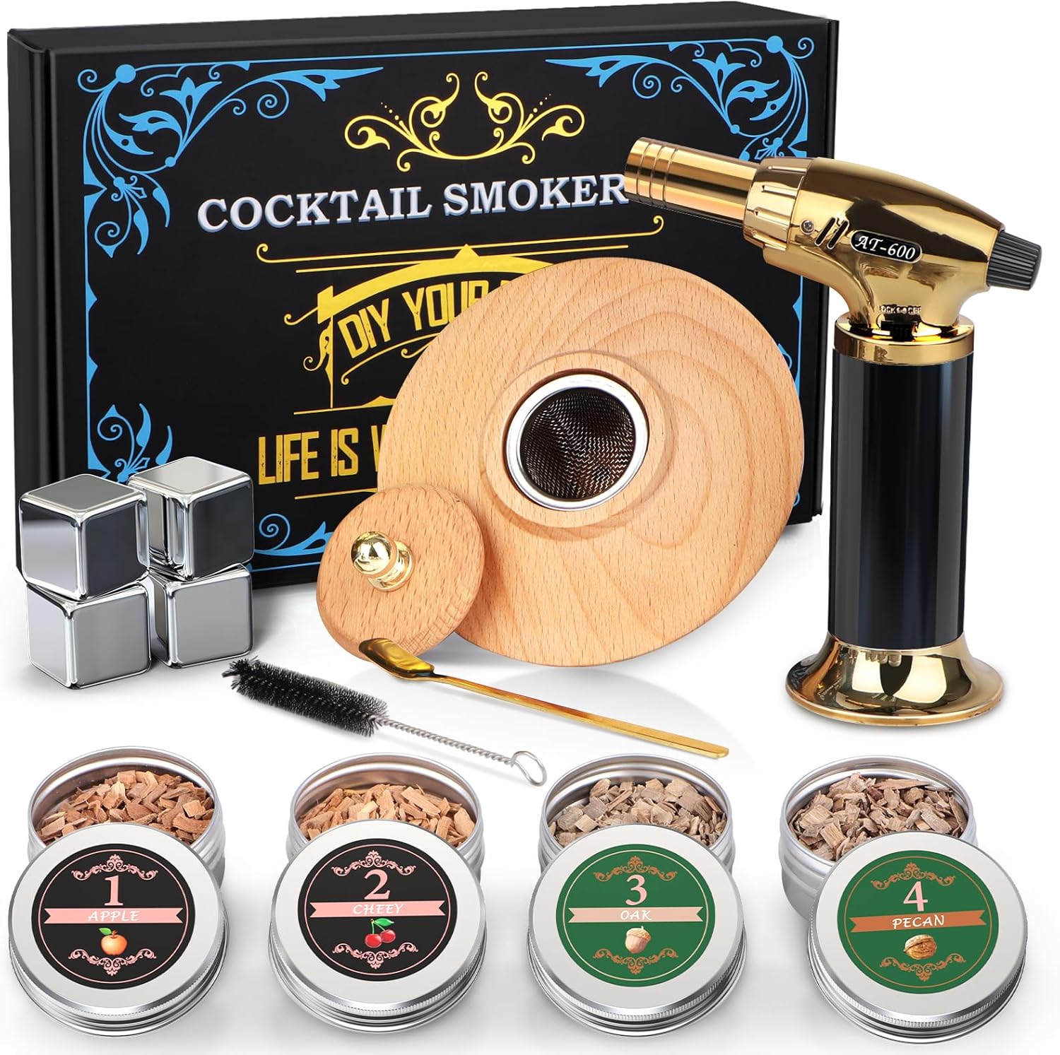 Amazon.com: NeuerWall Cocktail Smoker Kit with Torch-Old Fashioned ...