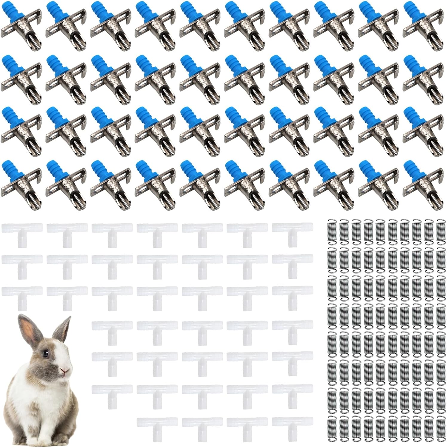 Amazon.com : Automatic Rabbit Watering Kit Include 40 Nipple Drinker ...