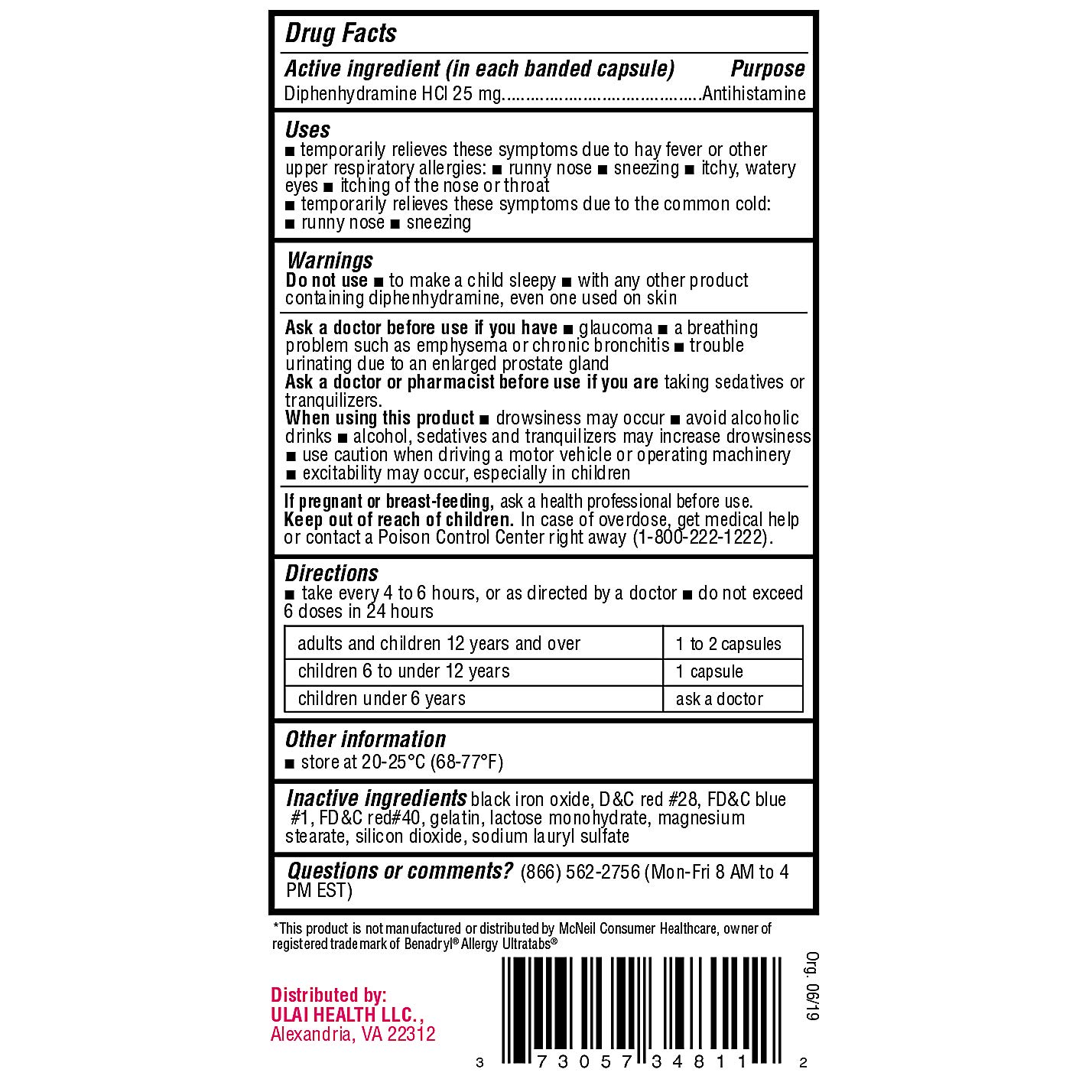 Snapklik.com : 1000 Allergy Medication Capsules Made In USA Sneezing ...