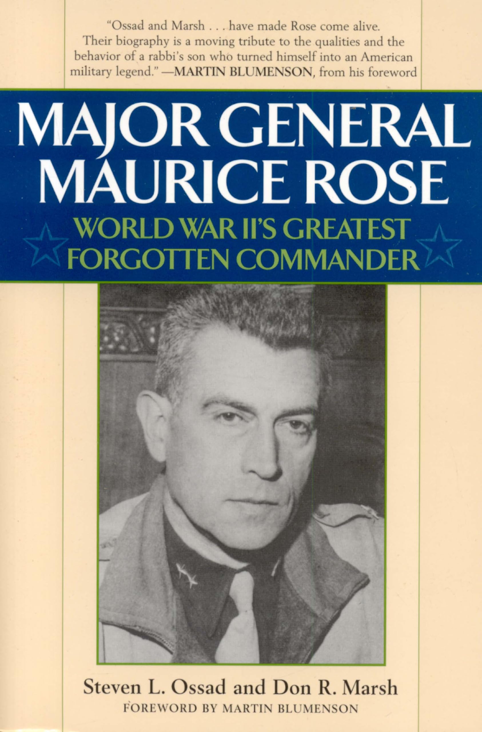 Amazon.com: Major General Maurice Rose: World War II's Greatest ...