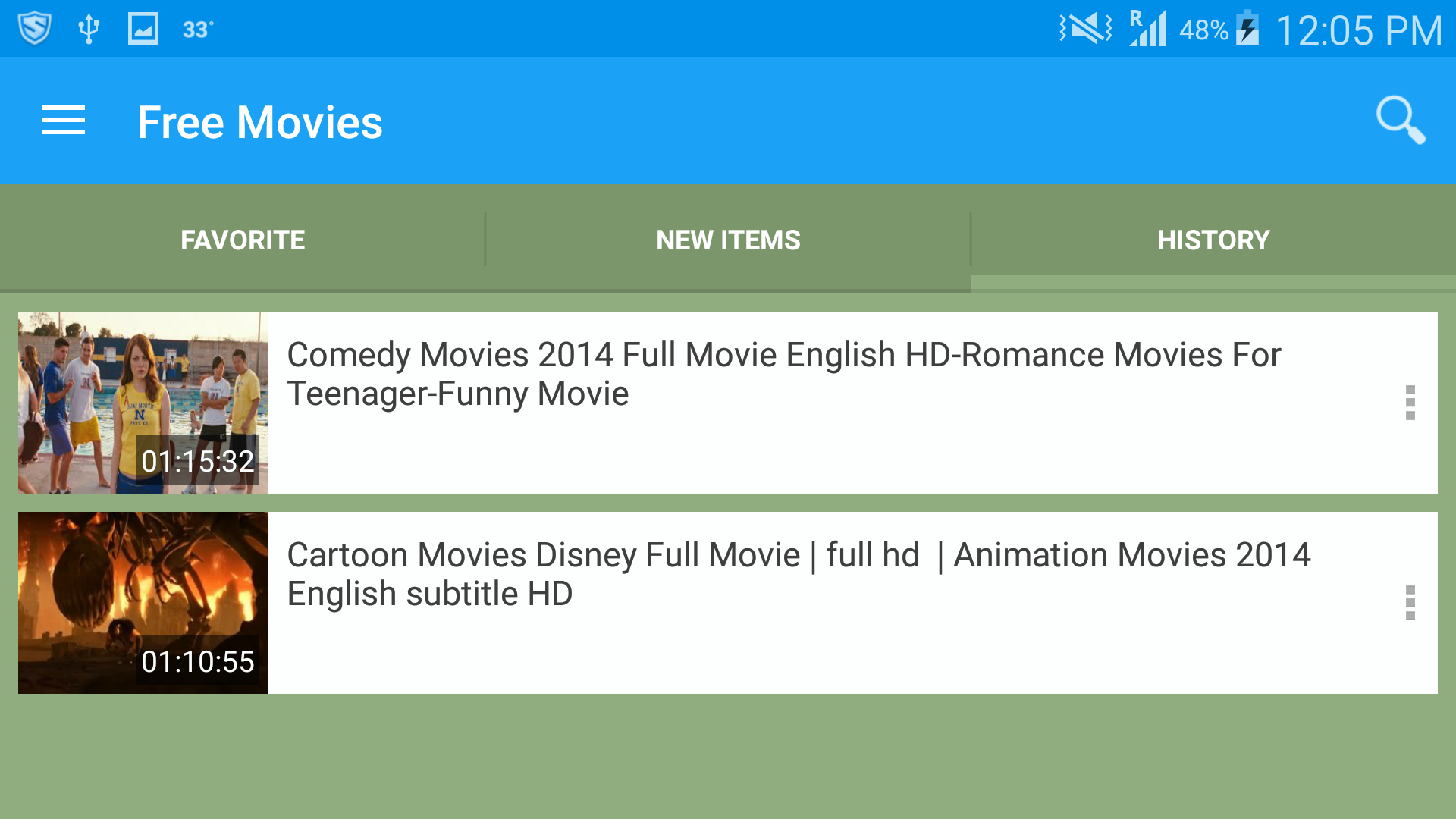 Free Full Movies - App on Amazon Appstore