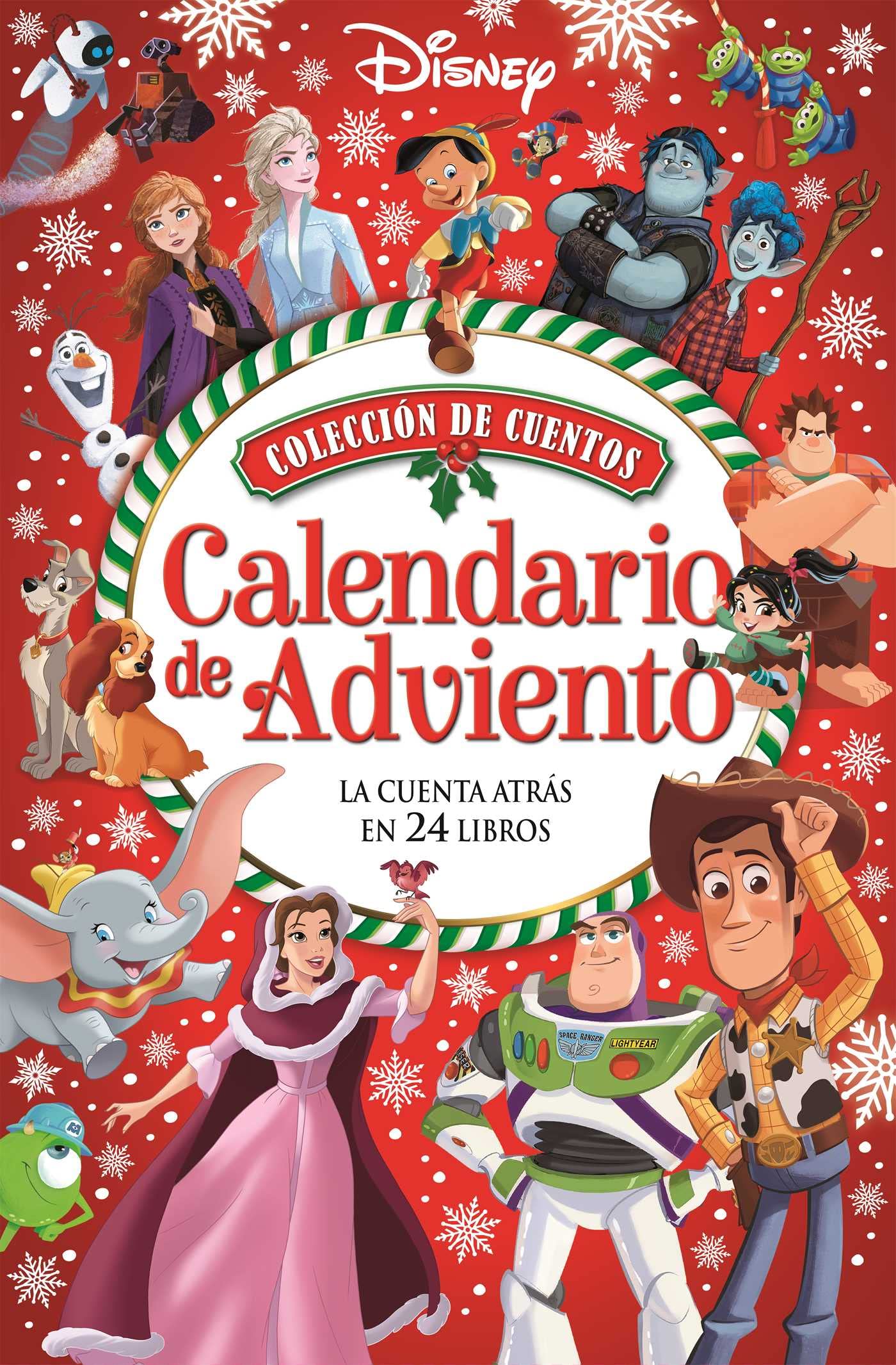 Disney Calendario de Adviento: Colección de Cuentos: La Cuenta Atrás En 24 Libros : Unknown ...