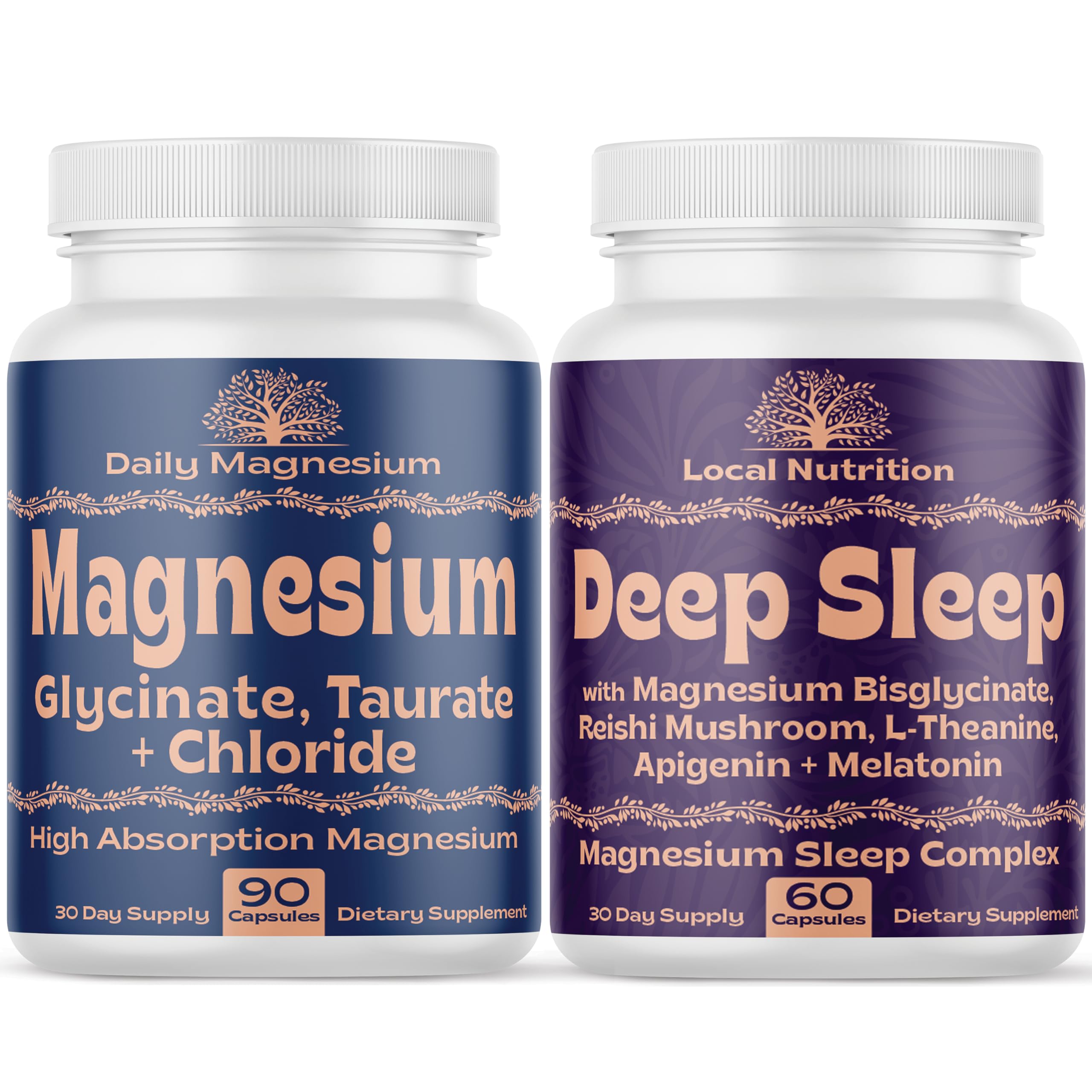 Amazon.com: Local Nutrition - Natural Sleep Aid Magnesium Complex ...