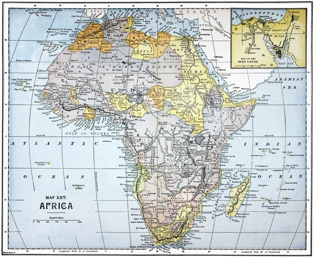 19th Century Africa Colonization Map The Origins Of The Cape Colony