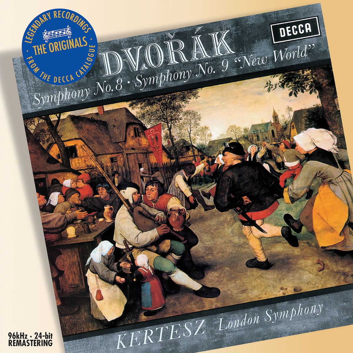 Dvorak; Symphonies Nos.8 & 9 (DECCA The Originals): Amazon.co.uk: CDs ...