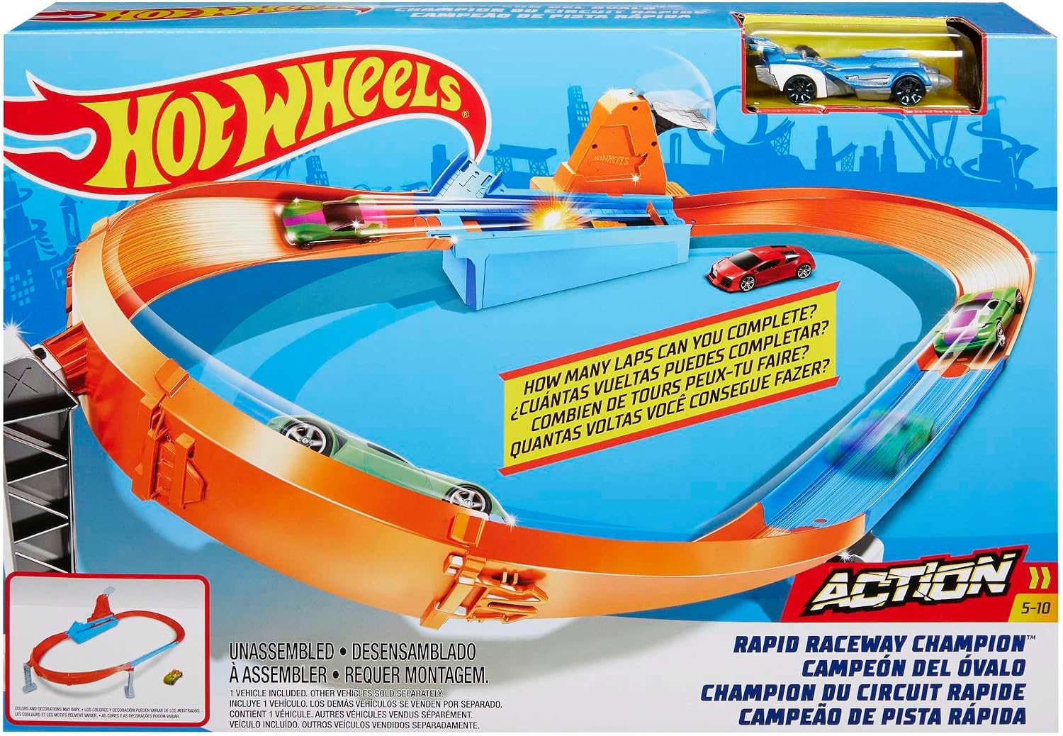 Amazon.com: Hot Wheels Action Asst., Multicolor (GBF81) : Toys & Games