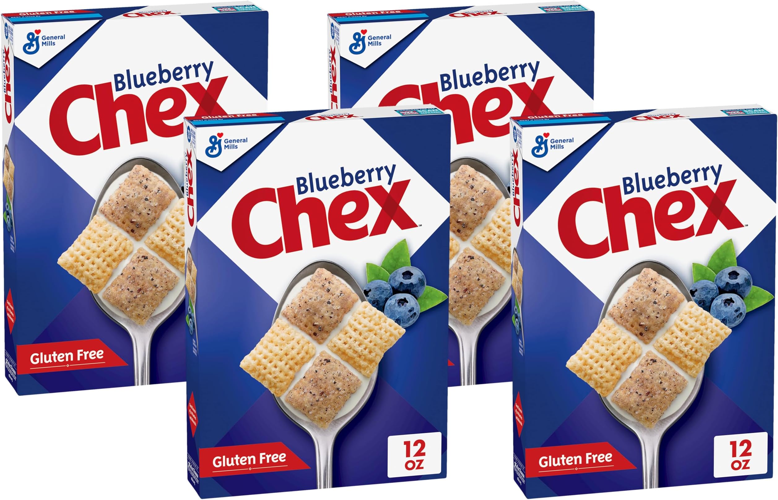 Amazon.com: General Mills Blueberry Chex Cereal, Gluten Free Breakfast ...