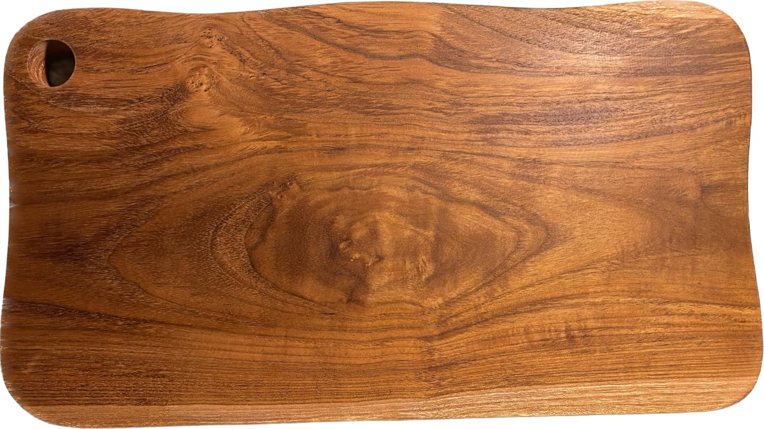 Amazon.com: BonCera, Teak Wood Cutting Board,SOLID SINGLE PIECE WOOD ...