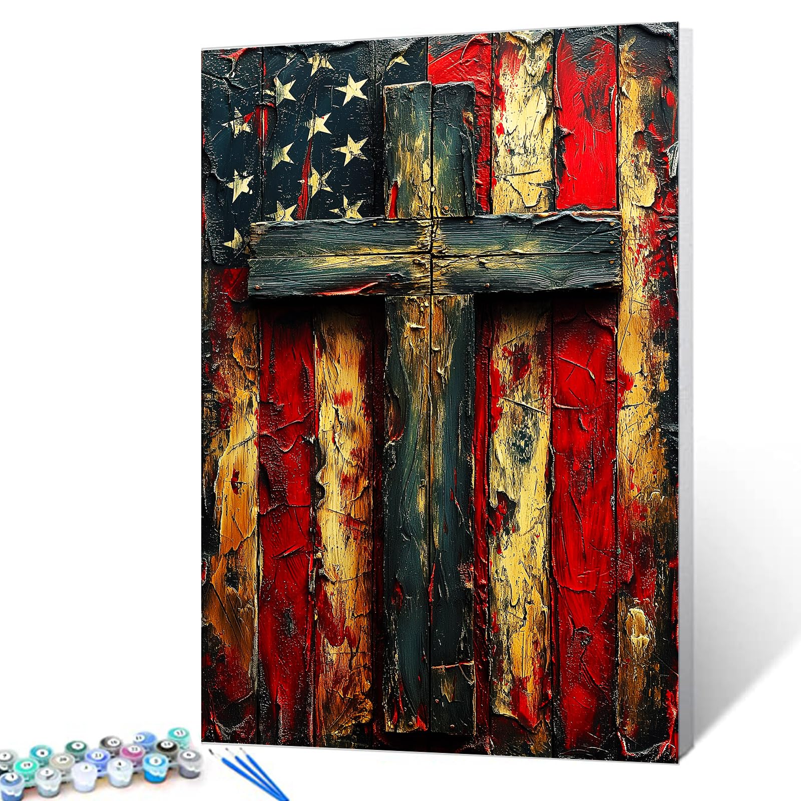 Cross Canvas Painting Ideas