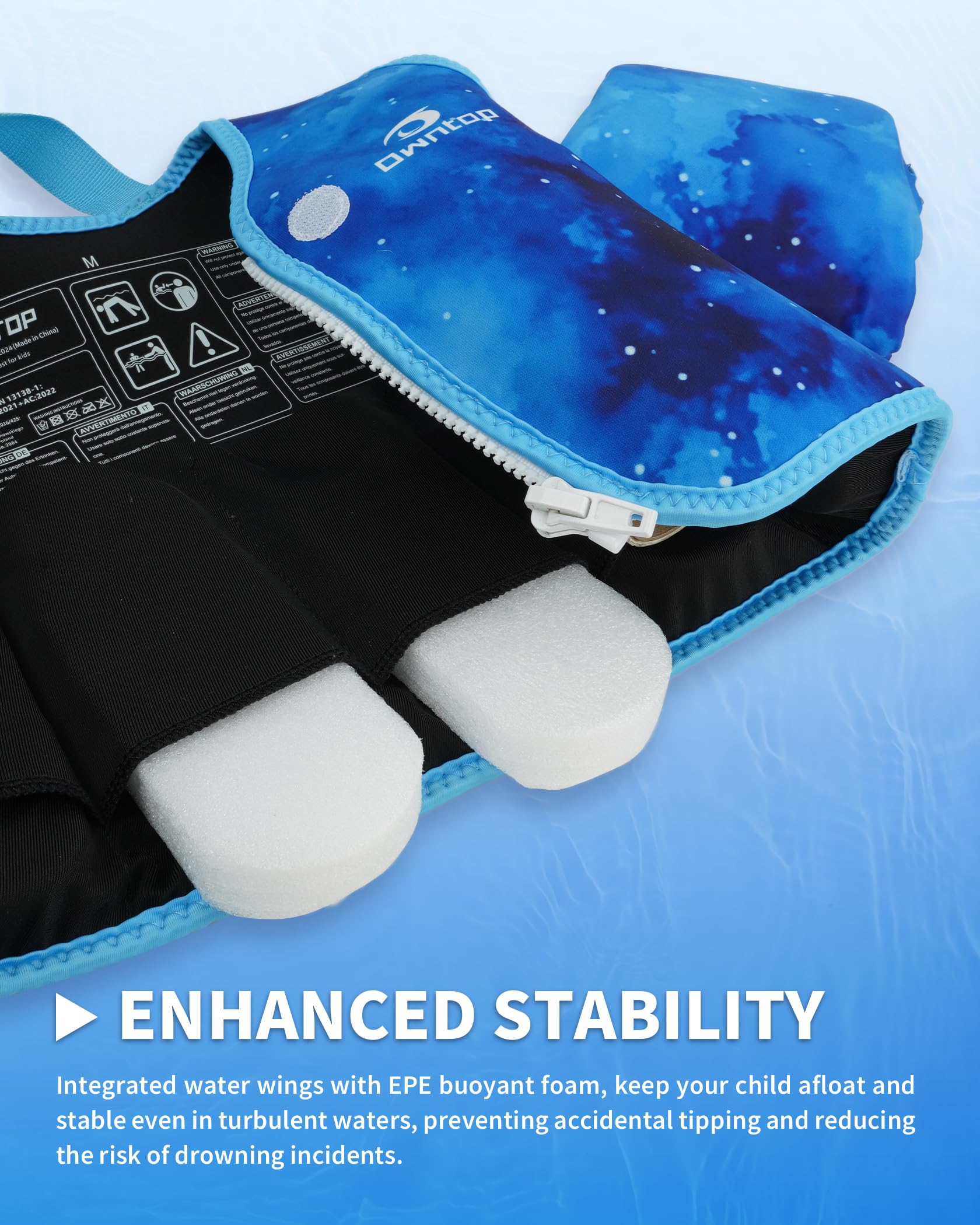 Snapklik.com : Owntop Toddler Swim Vest 20-30 Lbs, Kids Floaties Water ...